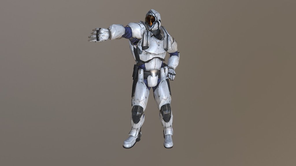 Future warrior - 3D model by BigCube [47fb7ca] - Sketchfab