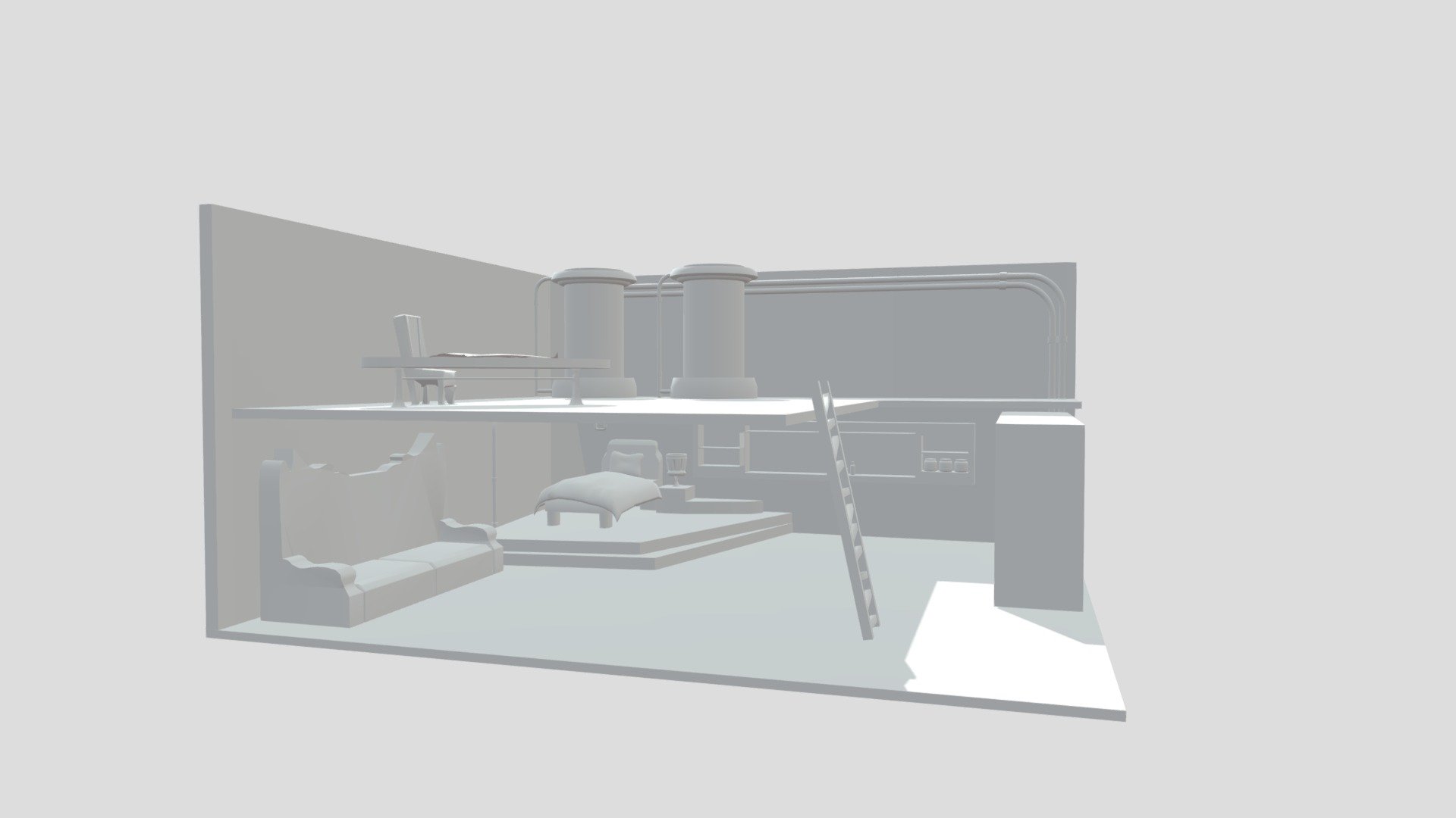Room 1 - 3D model by catnip606 [47fc140] - Sketchfab