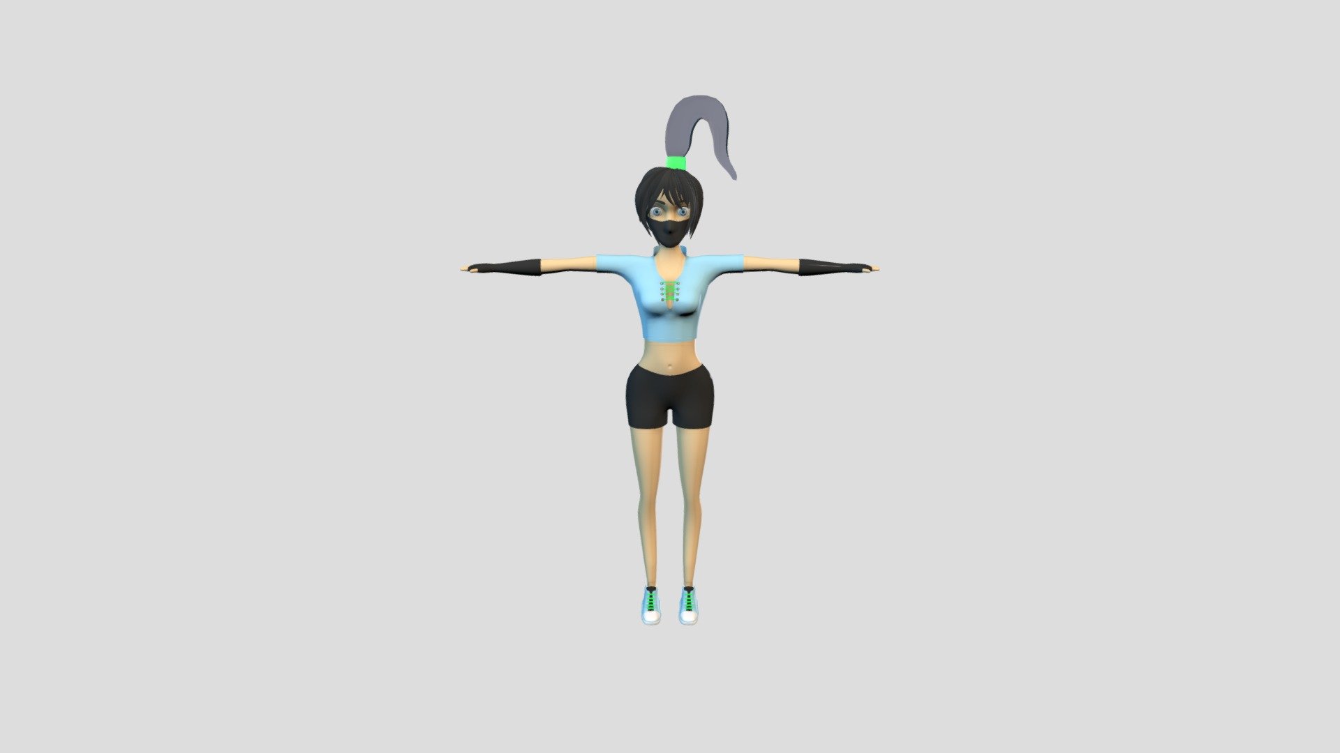 Girl Nina T-pose - 3D model by dr_ads [47fc53c] - Sketchfab