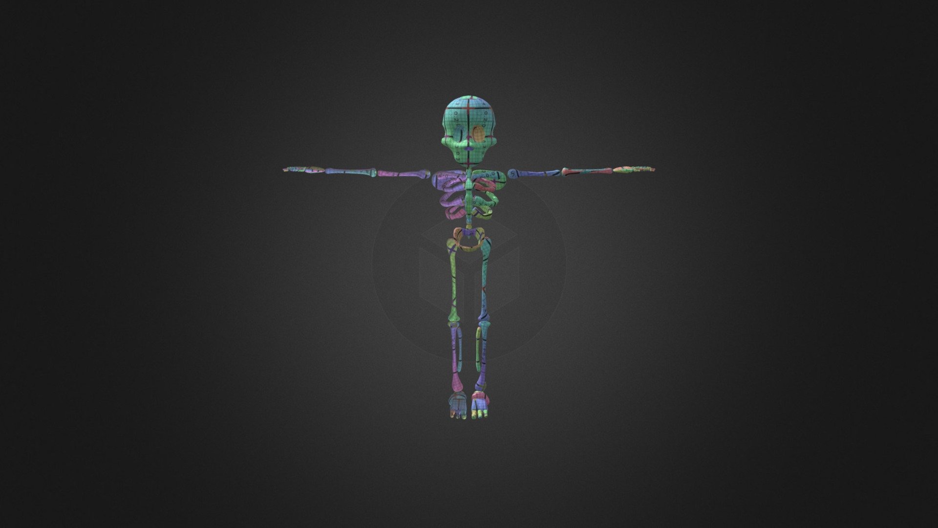 Skeleton Character - Download Free 3D model by CalvinRA [47fc817 ...