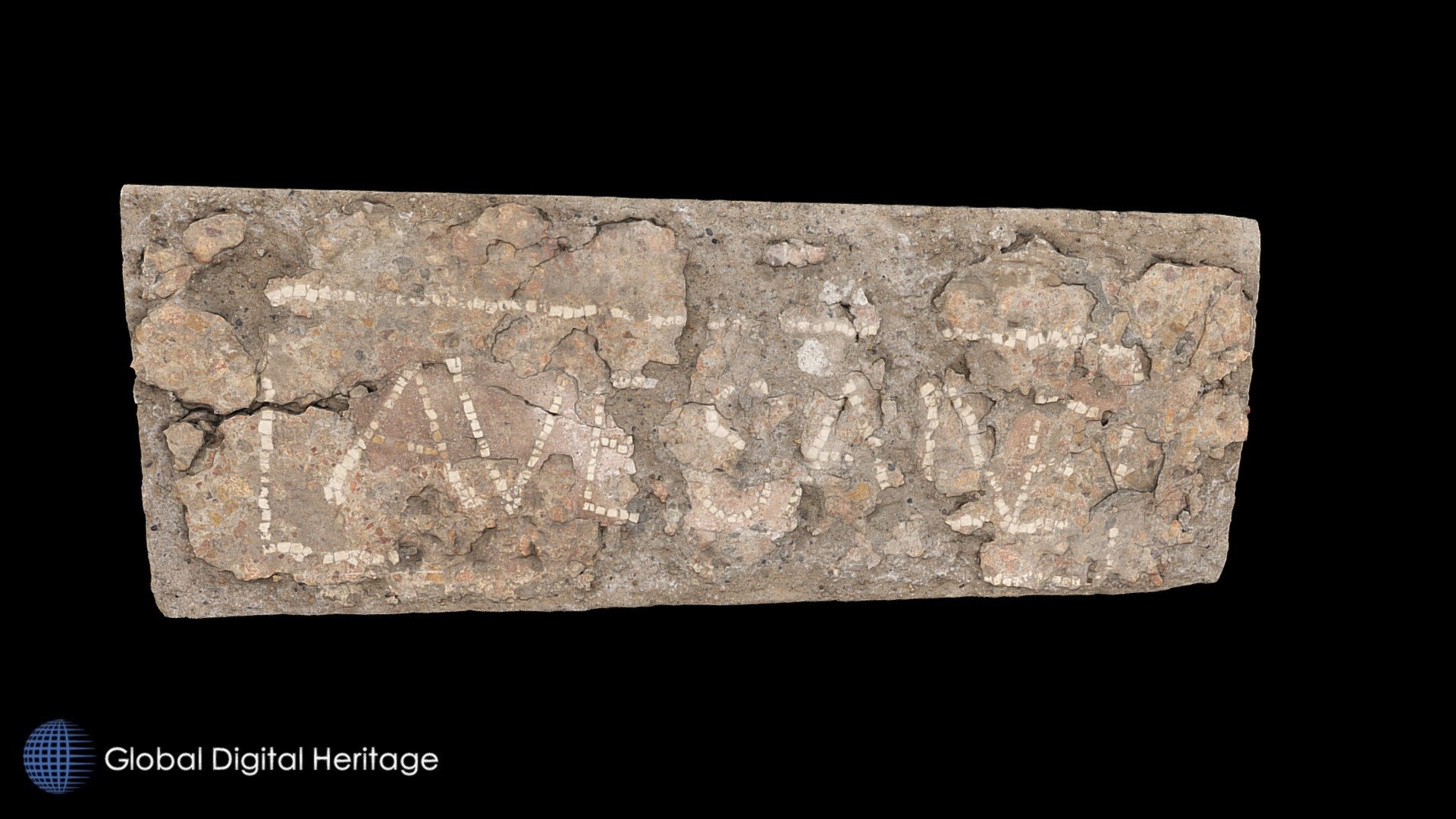 Roman pavement of opus signinum, Tarraco - Download Free 3D model by ...