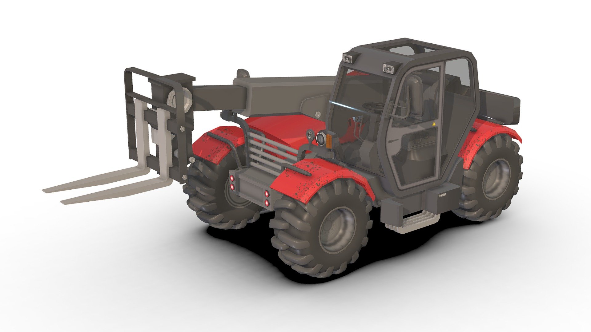Tractor Hay - 3D model by Sidra (@Sidramax) [47fe883] - Sketchfab