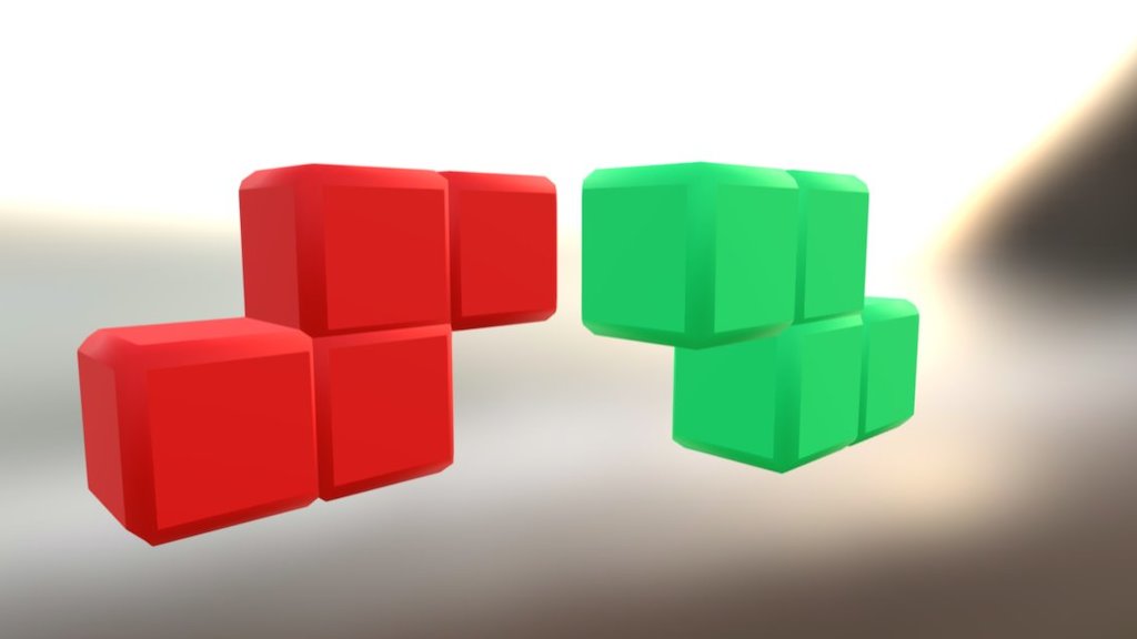 Tetris S / Z Block LowPly - 3D model by Arts From Life (@ArtsFromLife ...