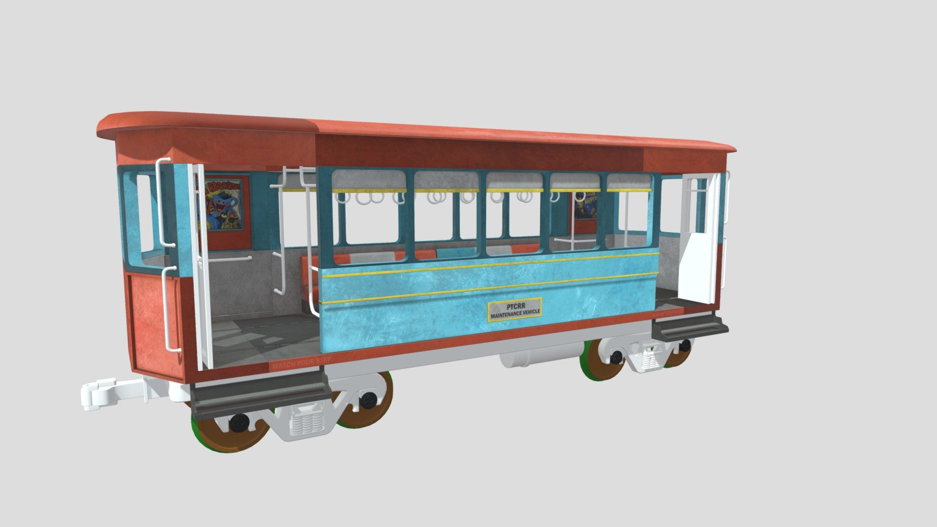 Project Playtime train car part 1 - Download Free 3D model by Jahy ...