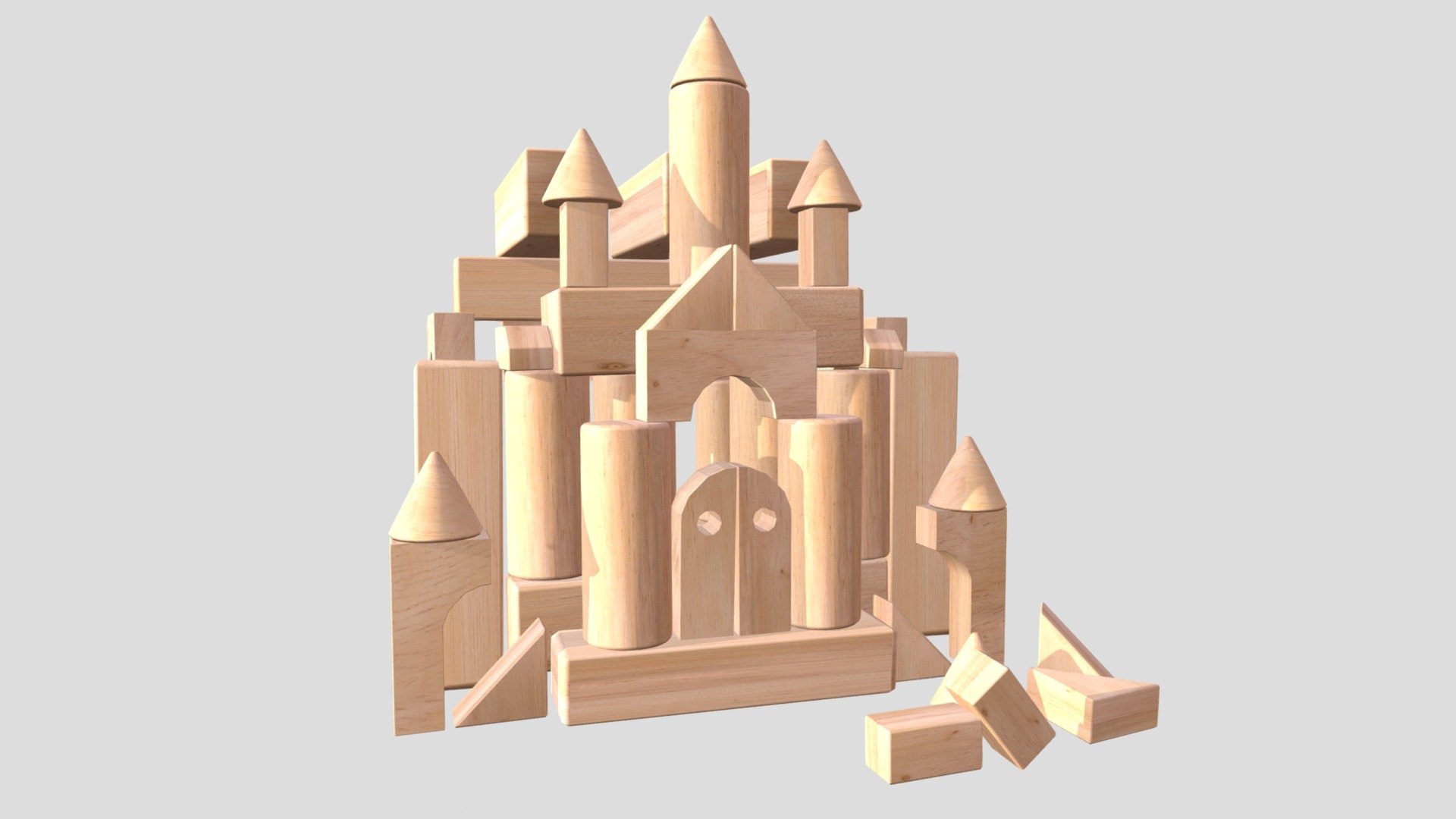 CGT 116 - Unit Block Castle - Download Free 3D model by Ren_Lagman ...