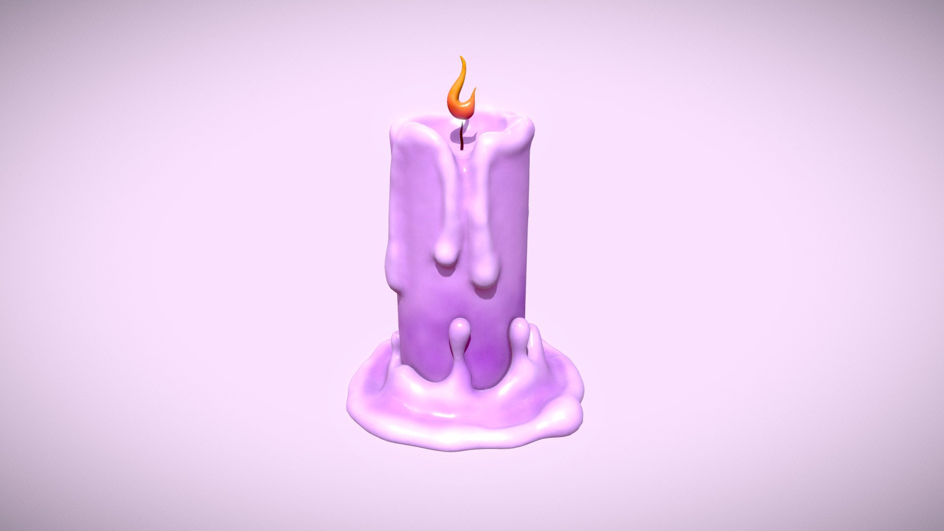 Candle - Download Free 3D model by Tetiana_Lytvyn (@Tatiana_Lytvyn ...