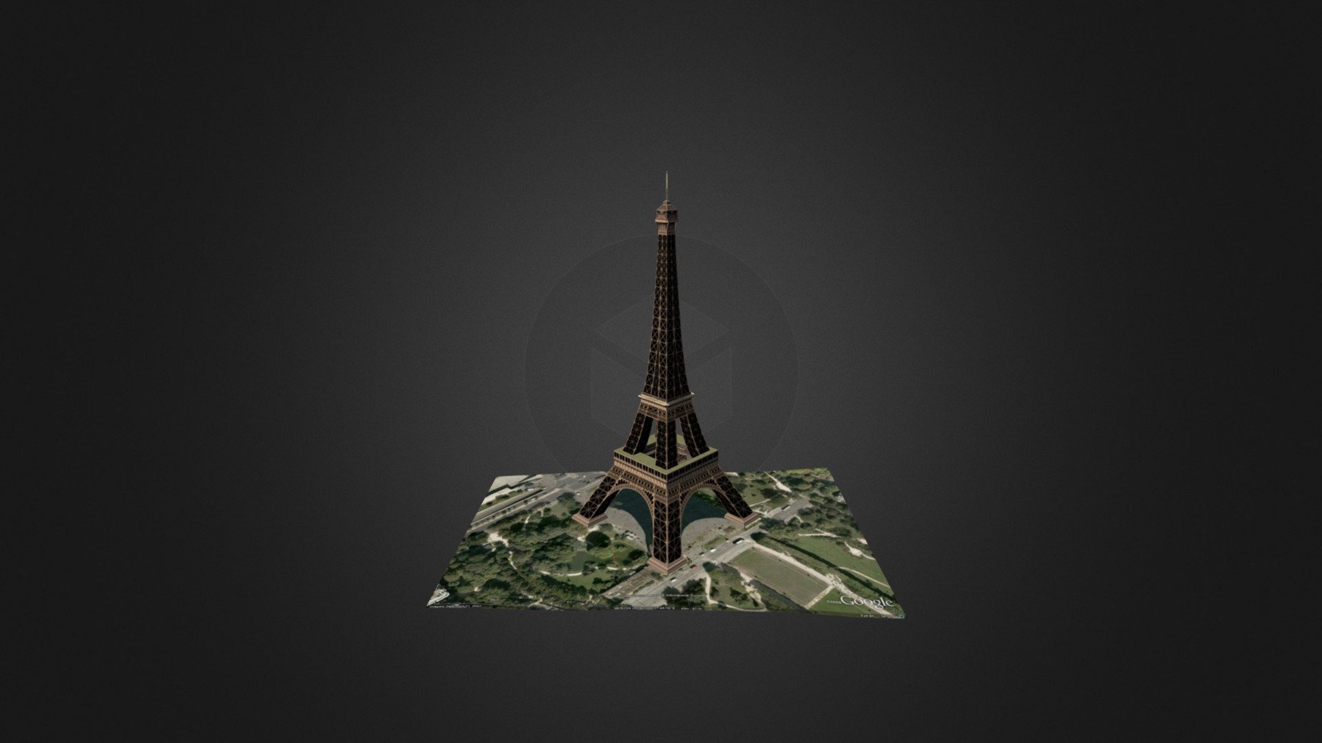 Eiffel Tower, Paris - 3D model by amarburger16 [4805d1d] - Sketchfab
