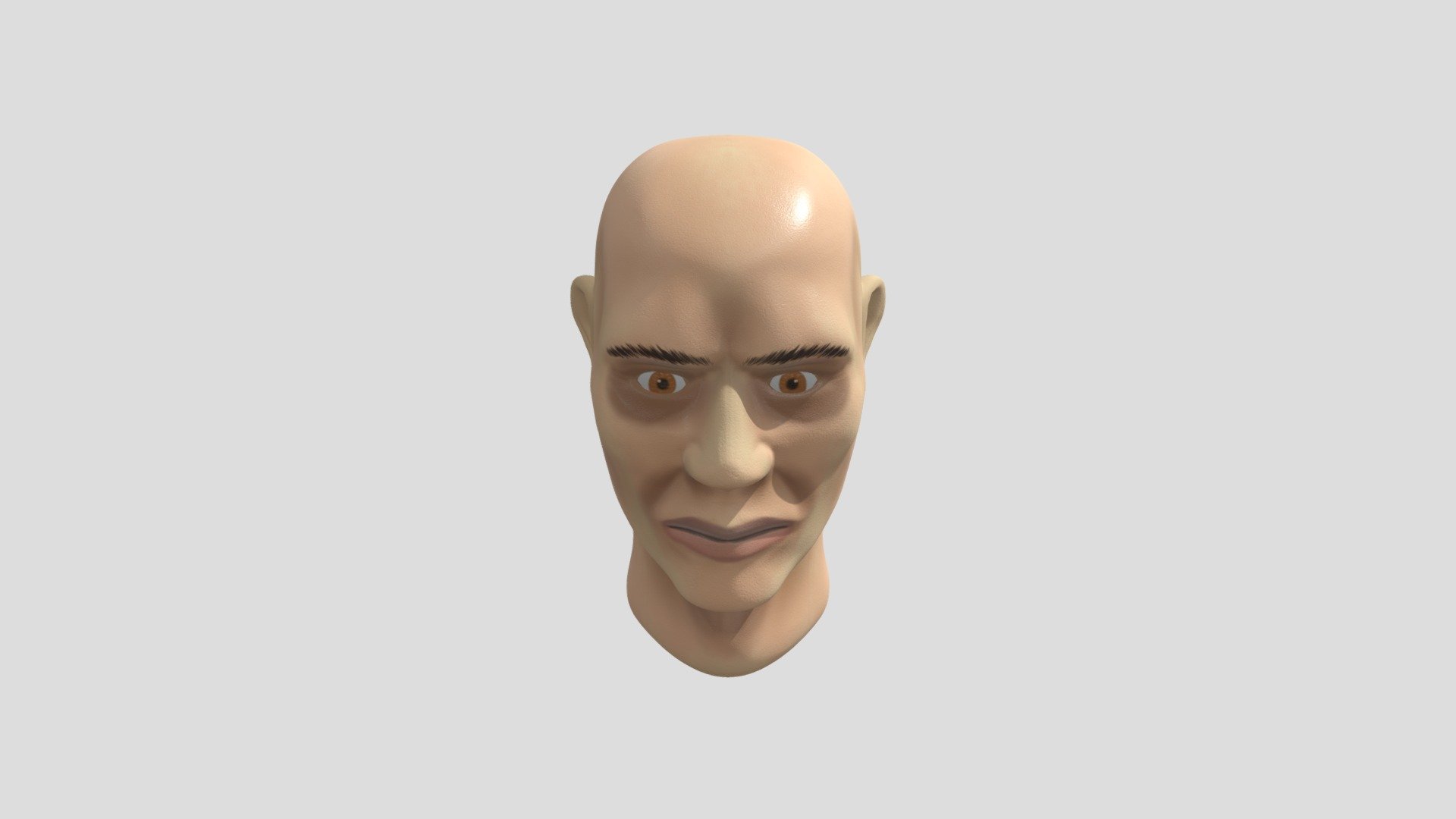 bald man head - 3D model by republicofsoul24 [4808038] - Sketchfab