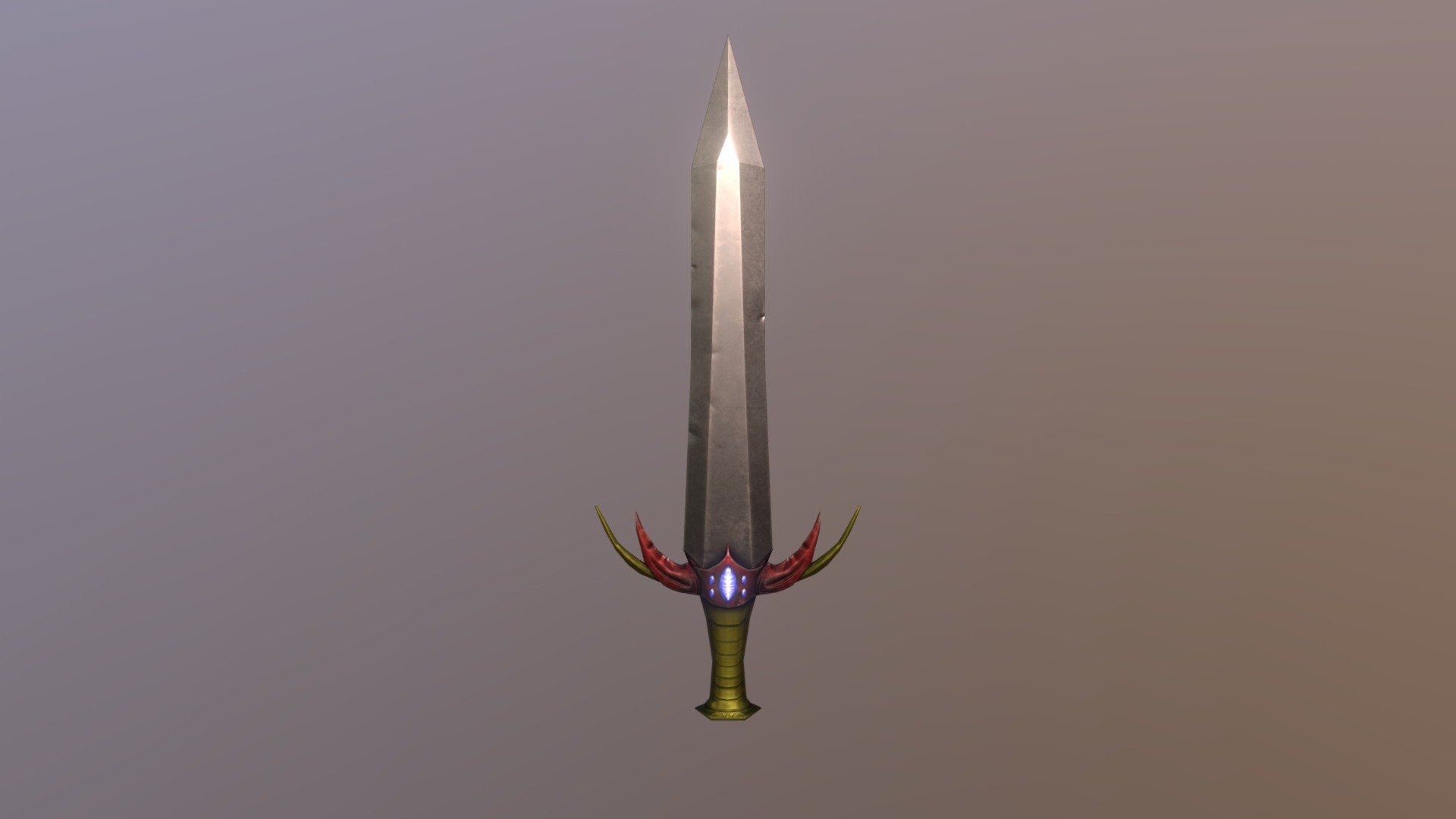 Low Poly Sword - 3D model by TravisKN [4808579] - Sketchfab