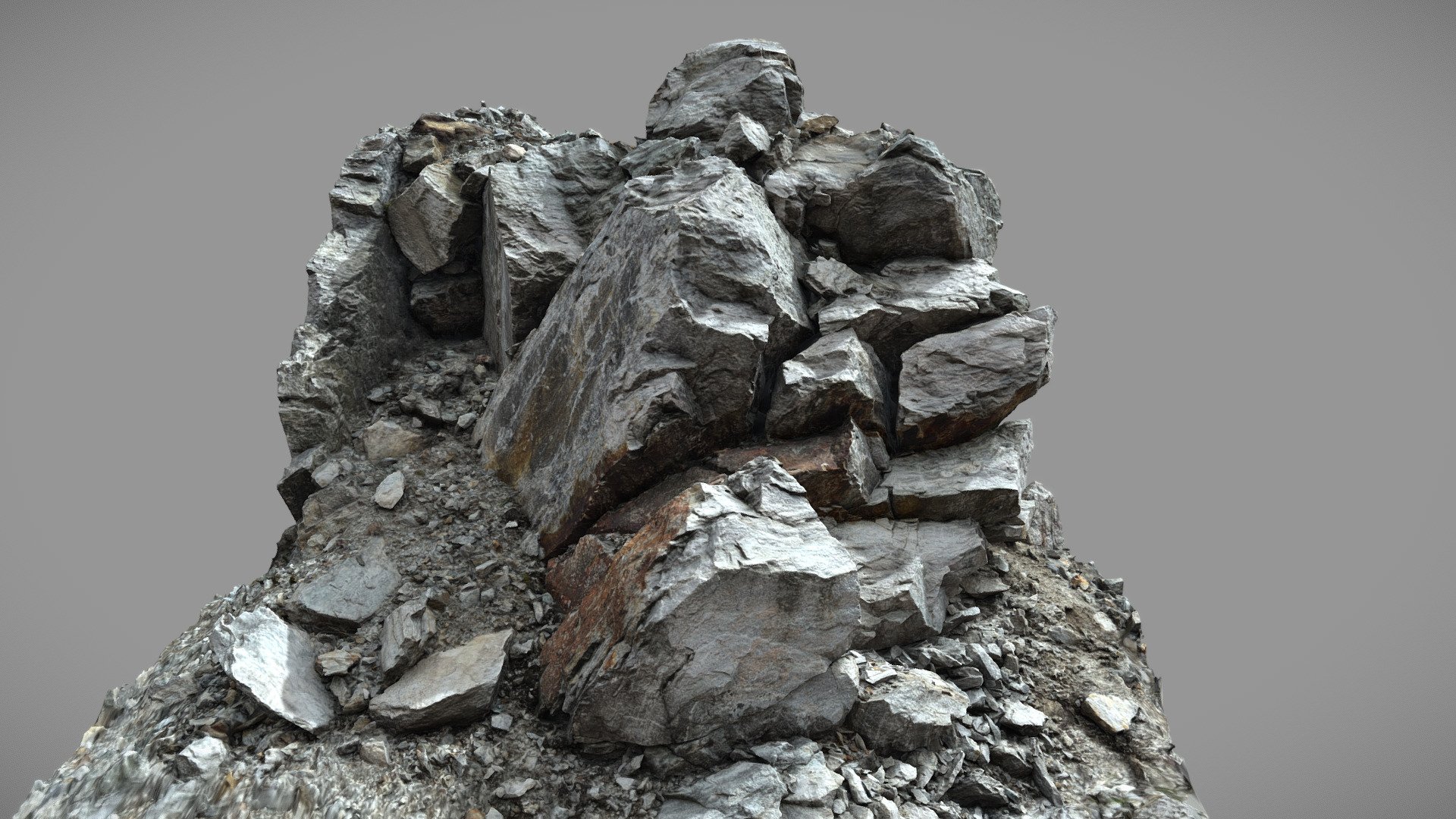 Medium Rock Assemble 02 (4X3) - Download Free 3D model by monika ...