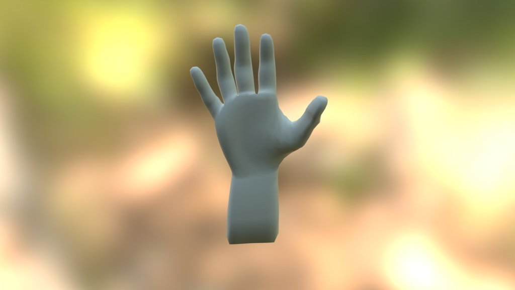 High Ress Hand - 3D model by kzinnemers [4811cba] - Sketchfab