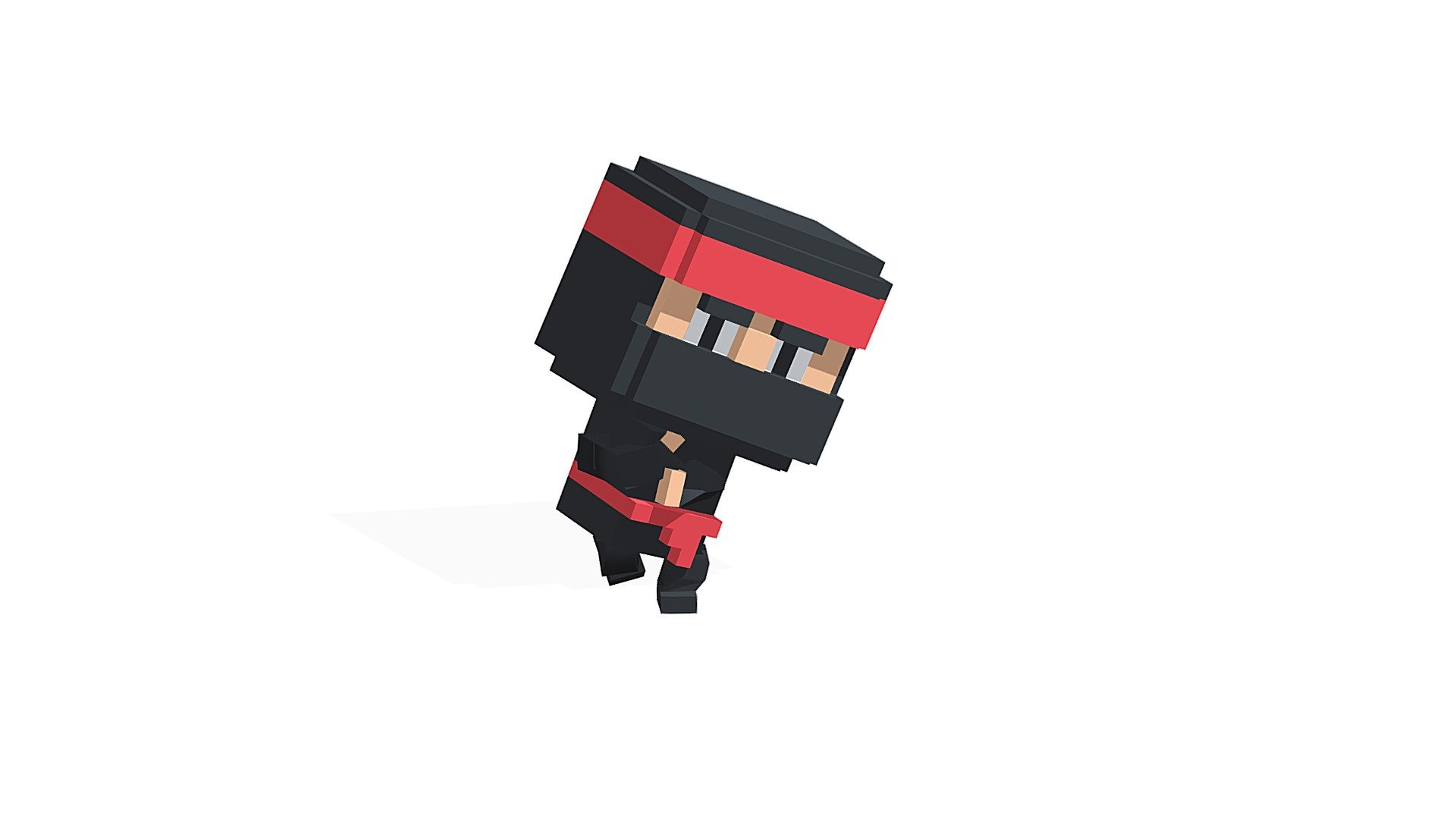 Cute Character 005 - Cubic Character Series - Buy Royalty Free 3D model ...