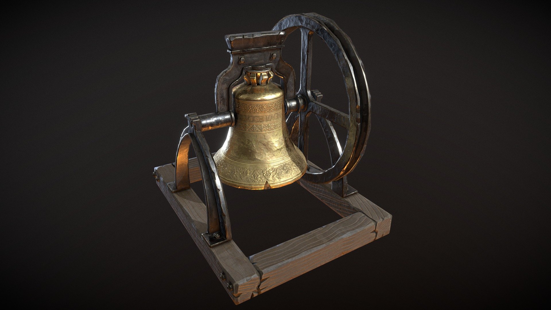 Church Bell - 3D model by N8 (@nathanmlange) [4814559] - Sketchfab