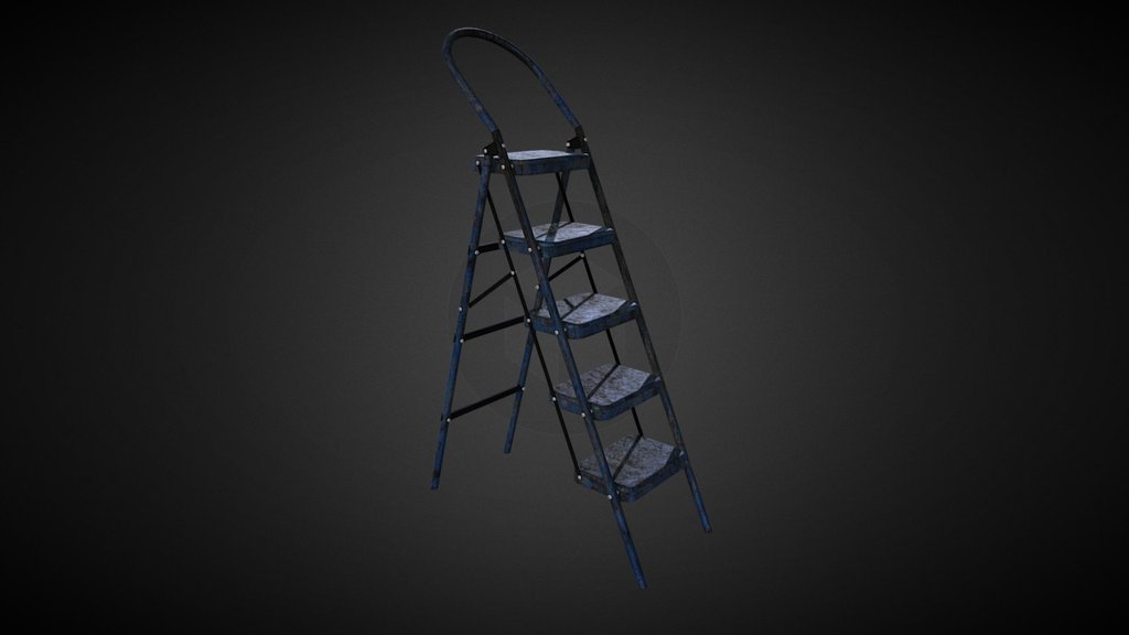 Metal Ladder - Download Free 3D model by Francesco Coldesina ...