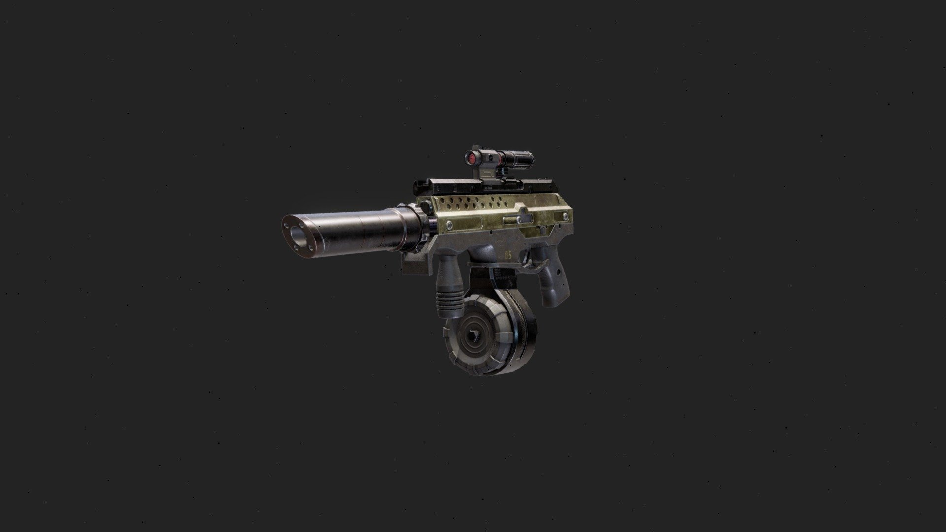 10mm Submachine gun - 3D model by Epsilon_411 (@Epsilon411) [48159b5 ... 10mm Submachine gun - 3D model by Epsilon_411 (@Epsilon411) [48159b5 ...