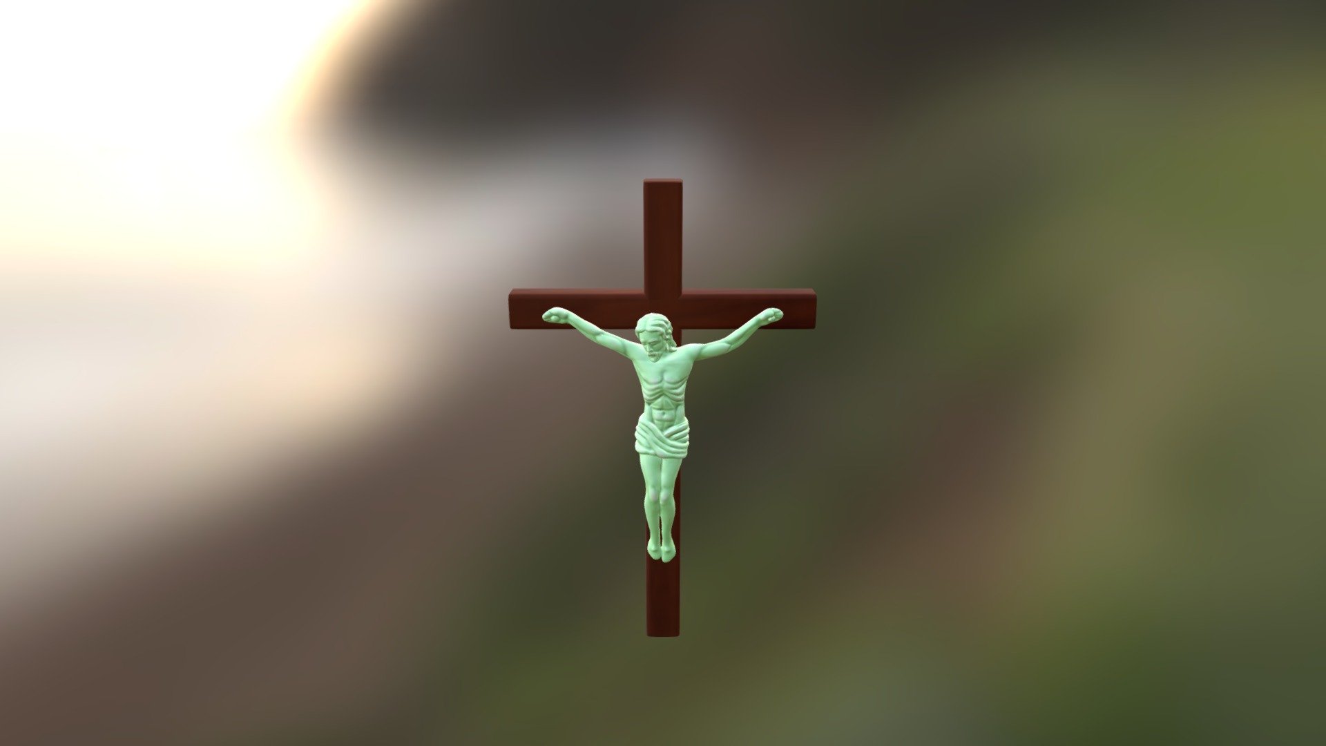 Crucifix - 3D model by justeight [4815a9e] - Sketchfab