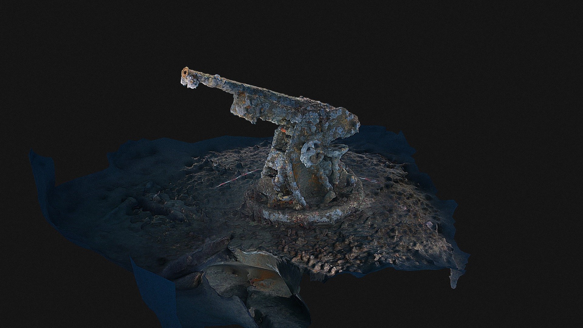Stern Gun from KT12 Sardinia - 3D model by Jerome (@jades) [481626f ...