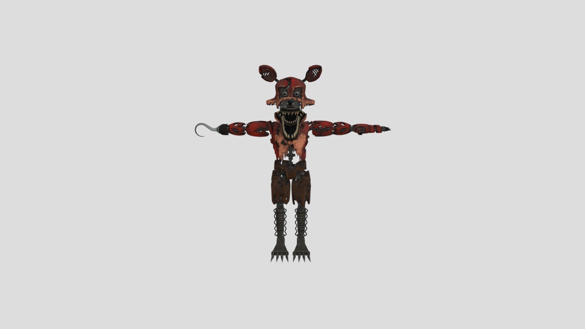 Nightmare foxy - Download Free 3D model by Vanless (@pdak7788) [4816b68 ...
