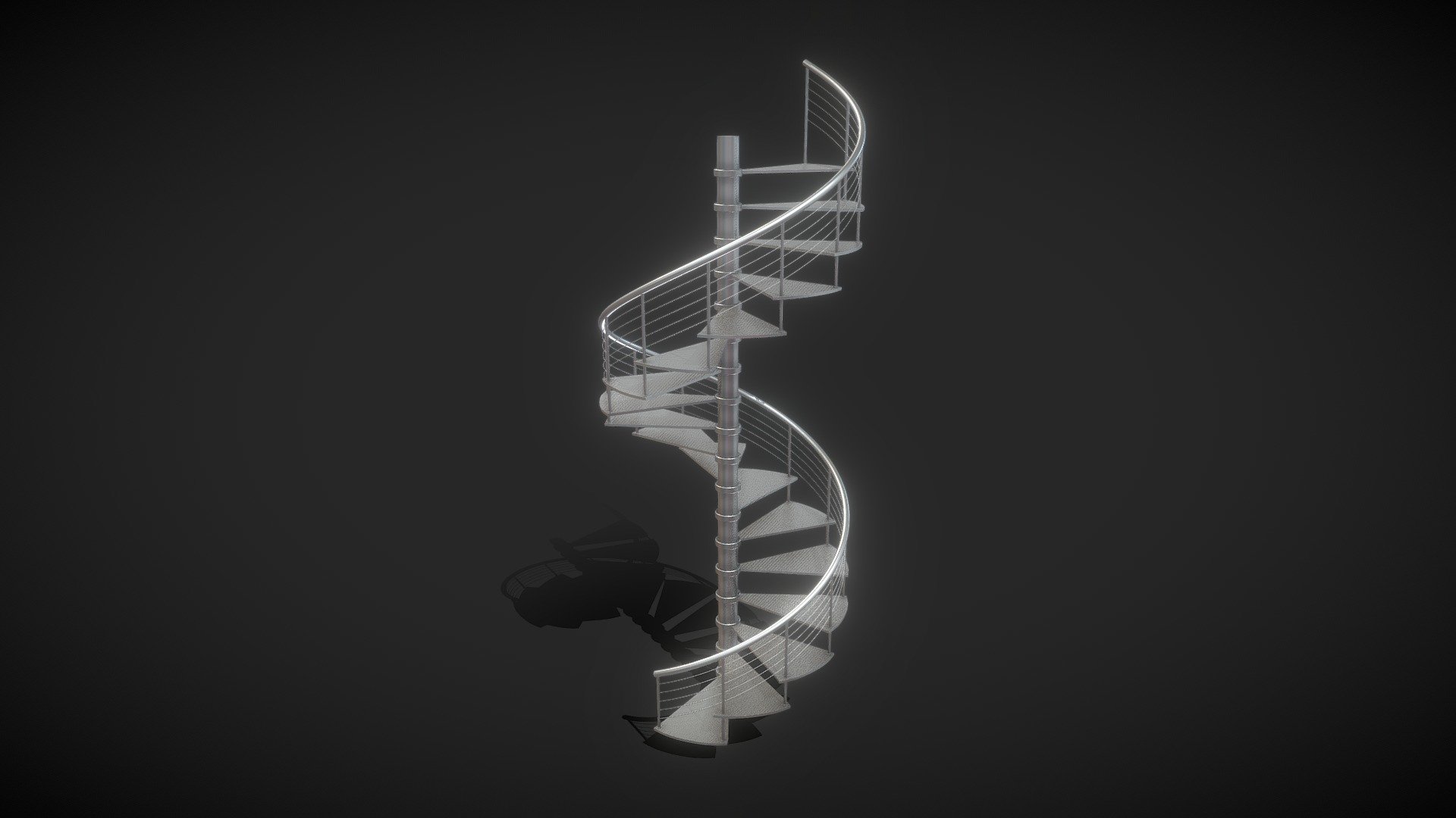 Spiral Stairs - Buy Royalty Free 3D model by Sandeep Choudhary ...