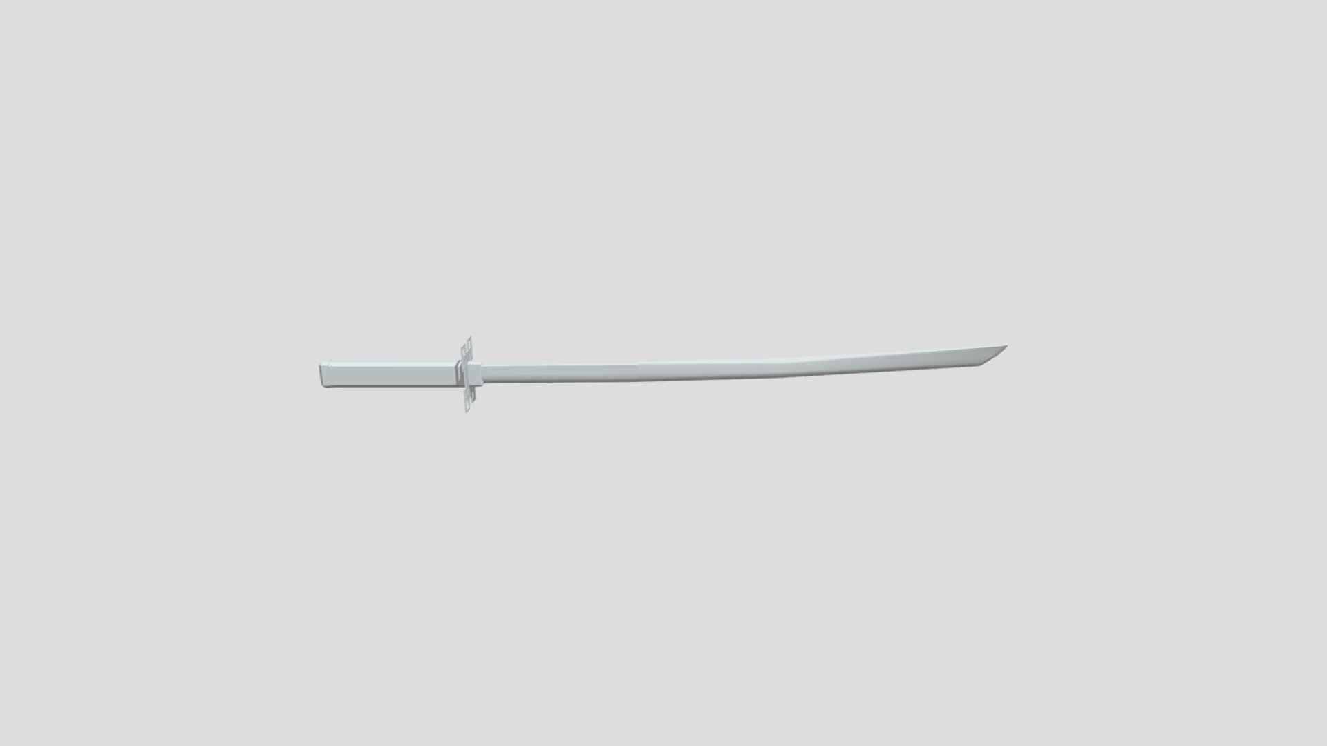 Muichiro Katana(untextured) - 3D model by Max Buiting (@dilopho8 ...