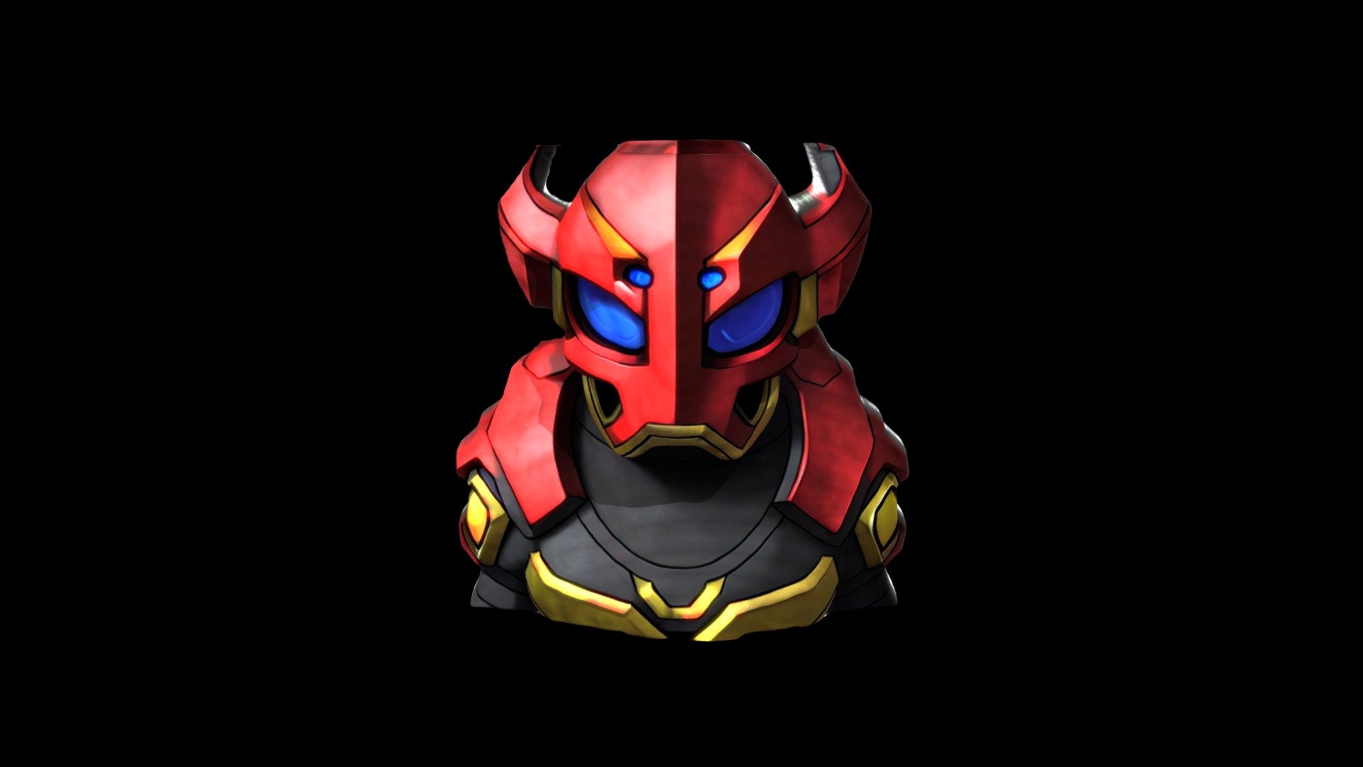 Helmet Mask Robot Cartoon 234 - Download Free 3D model by klrxyz ...