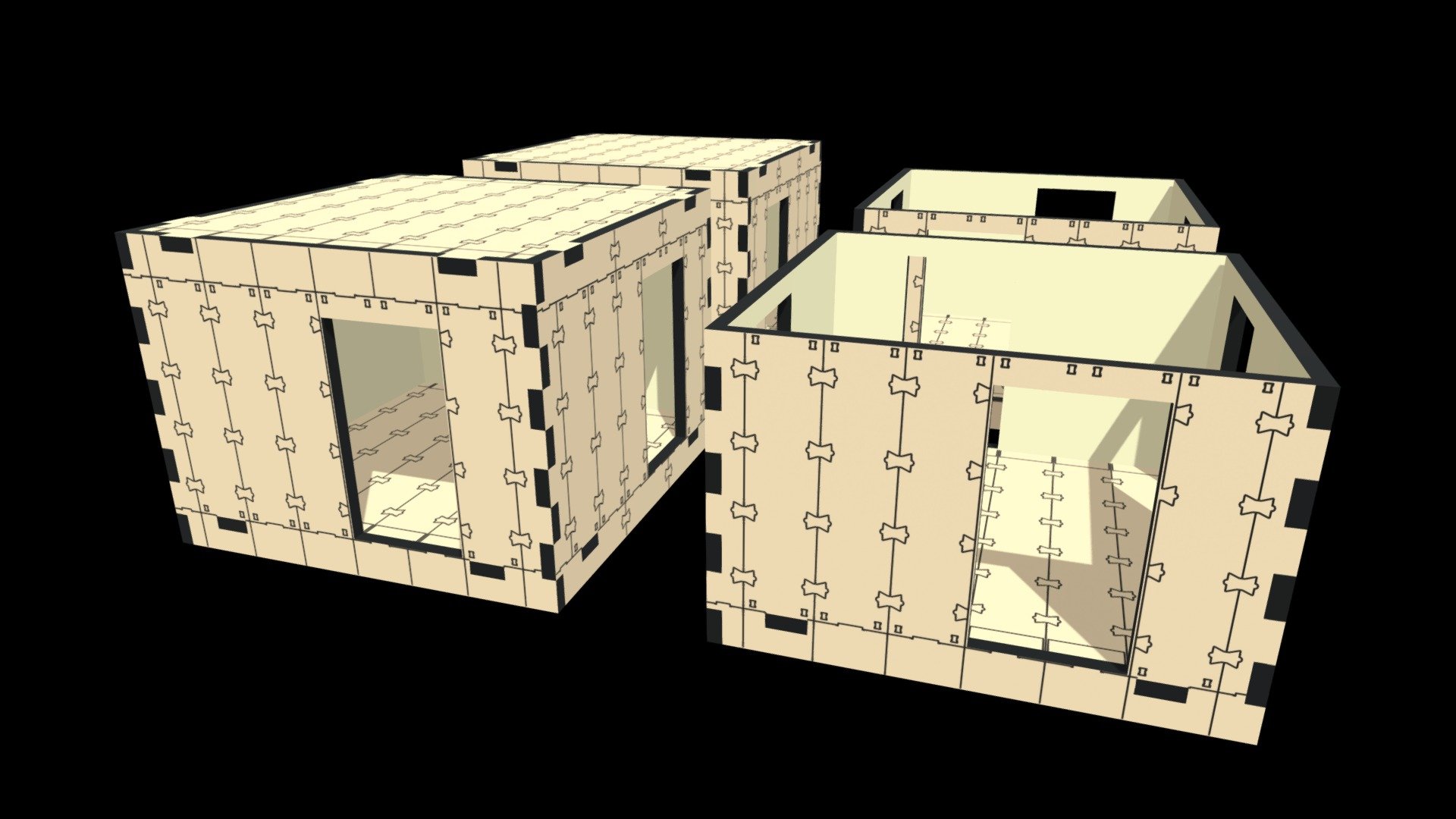 Mini Cubes for Mini House model - Download Free 3D model by zewaho ...