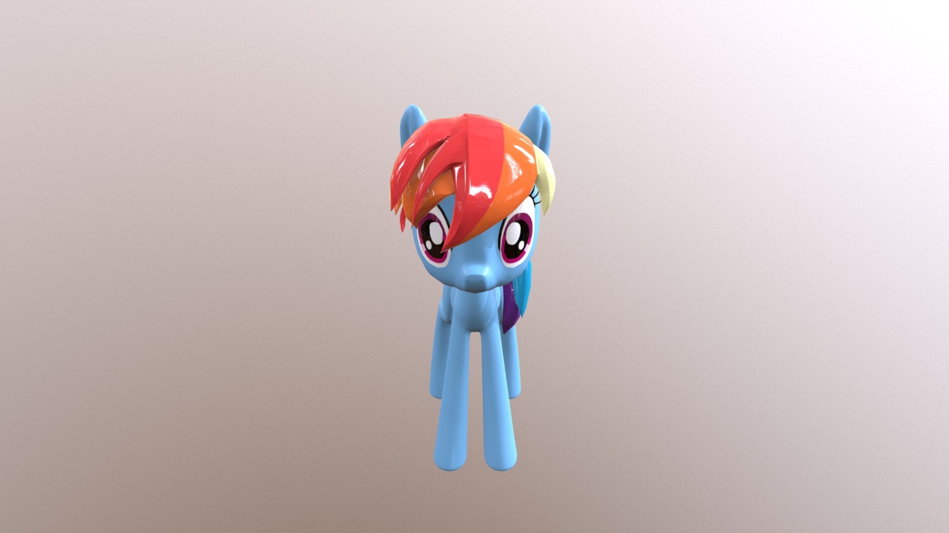 RainbowDash - Buy Royalty Free 3D model by Elo (@eporoli) [481a1ed ...