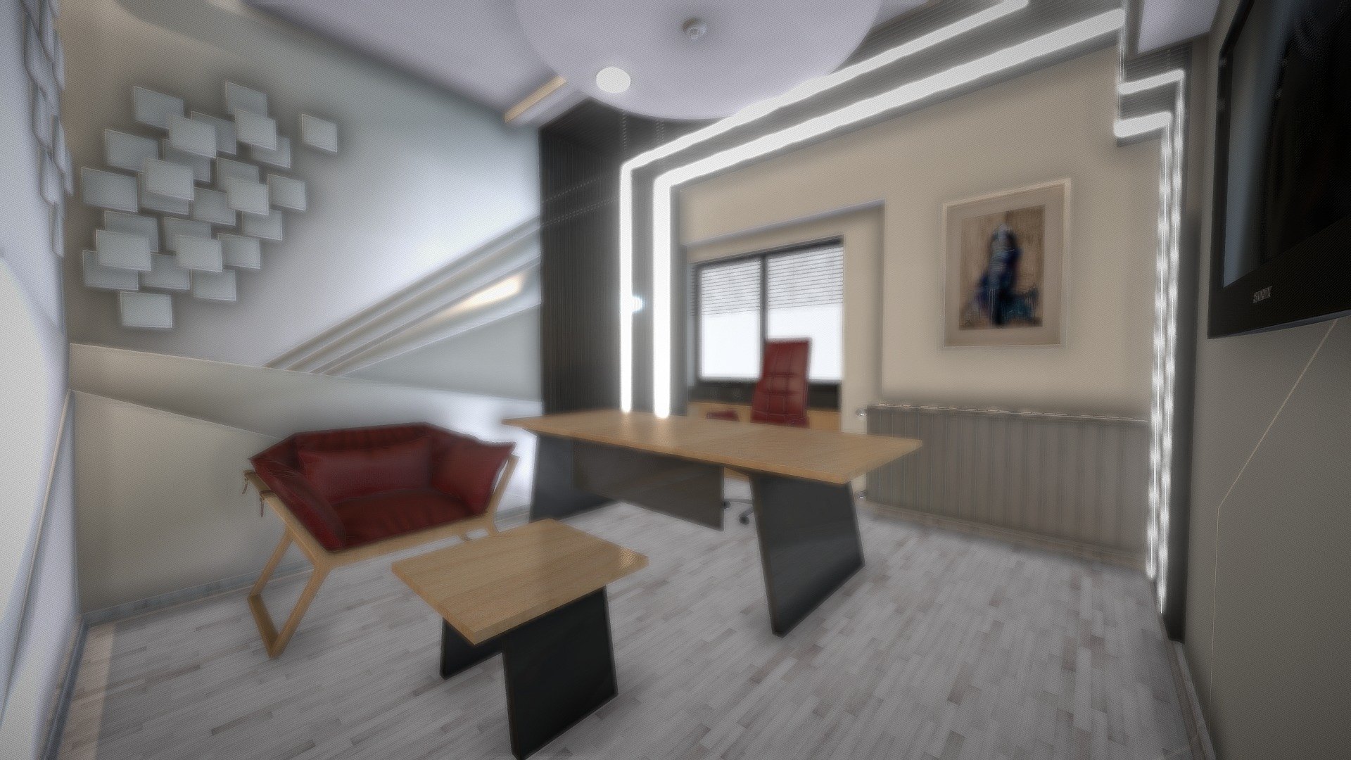 Office room - 3D model by sight [481a26f] - Sketchfab