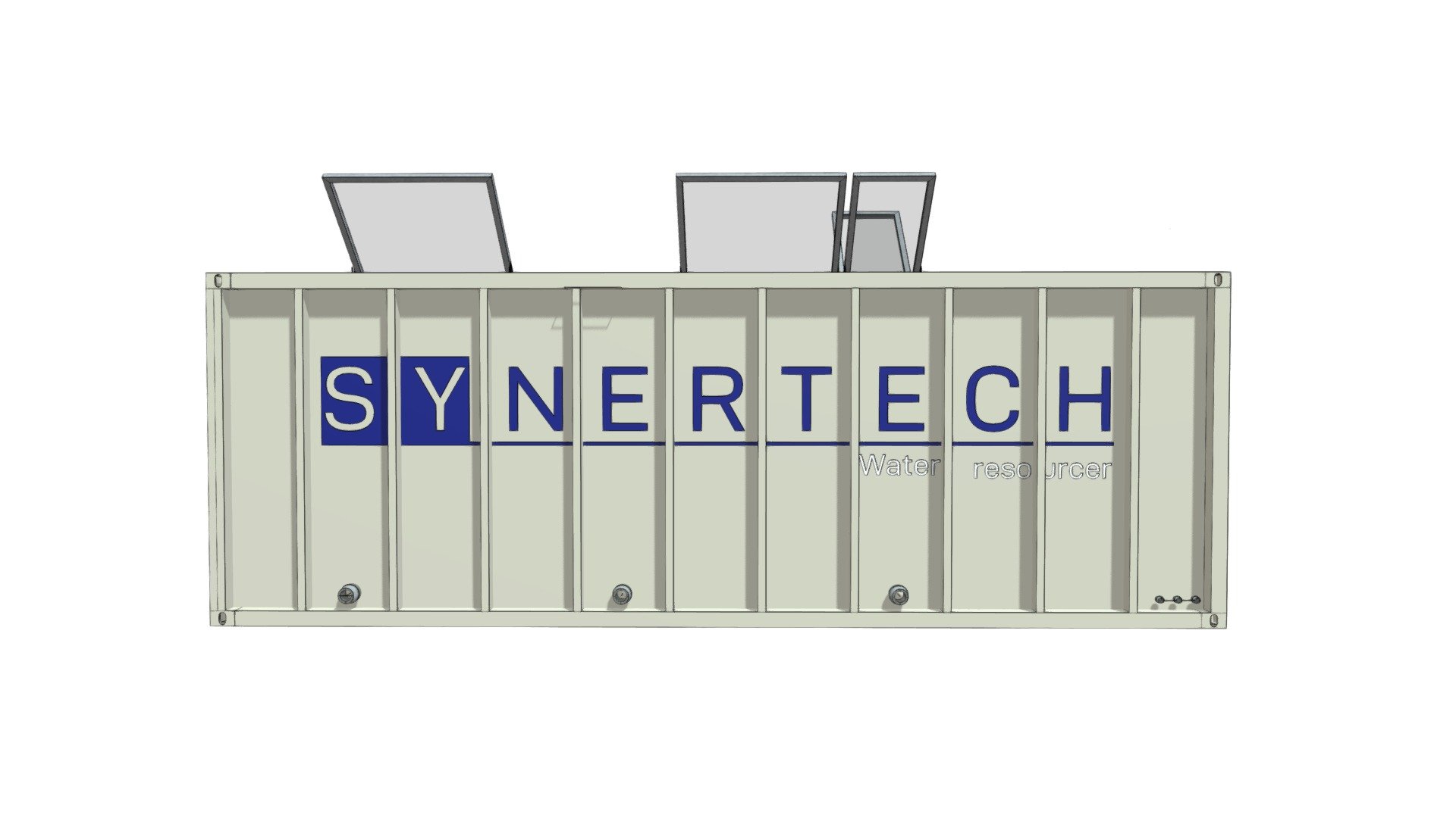 Biobox 3D BEIGE - LOGO AZUL - 3D model by Synertech Water Resourcer ...