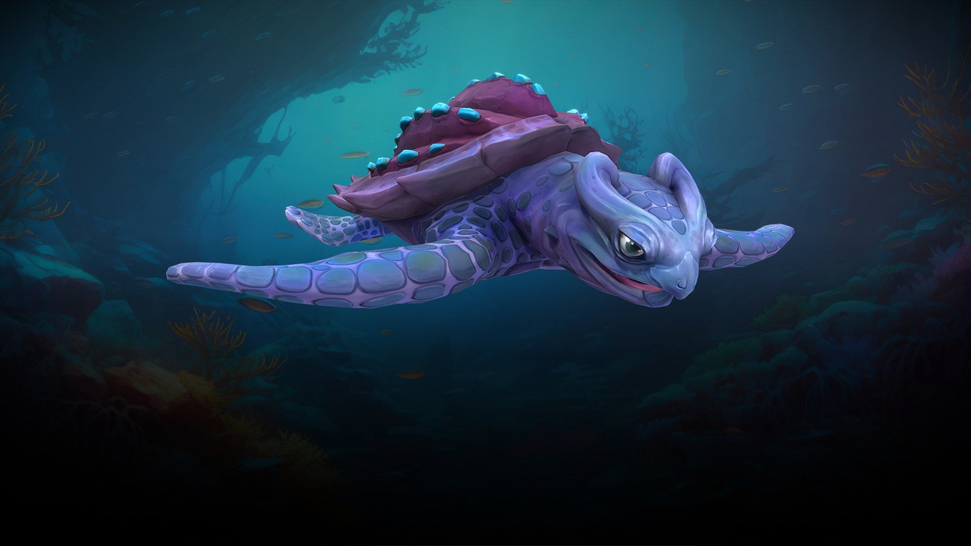 Stylized Sea Turtle - 3D model by N-hance Studio (@Malice6731) [481aeb4 ...