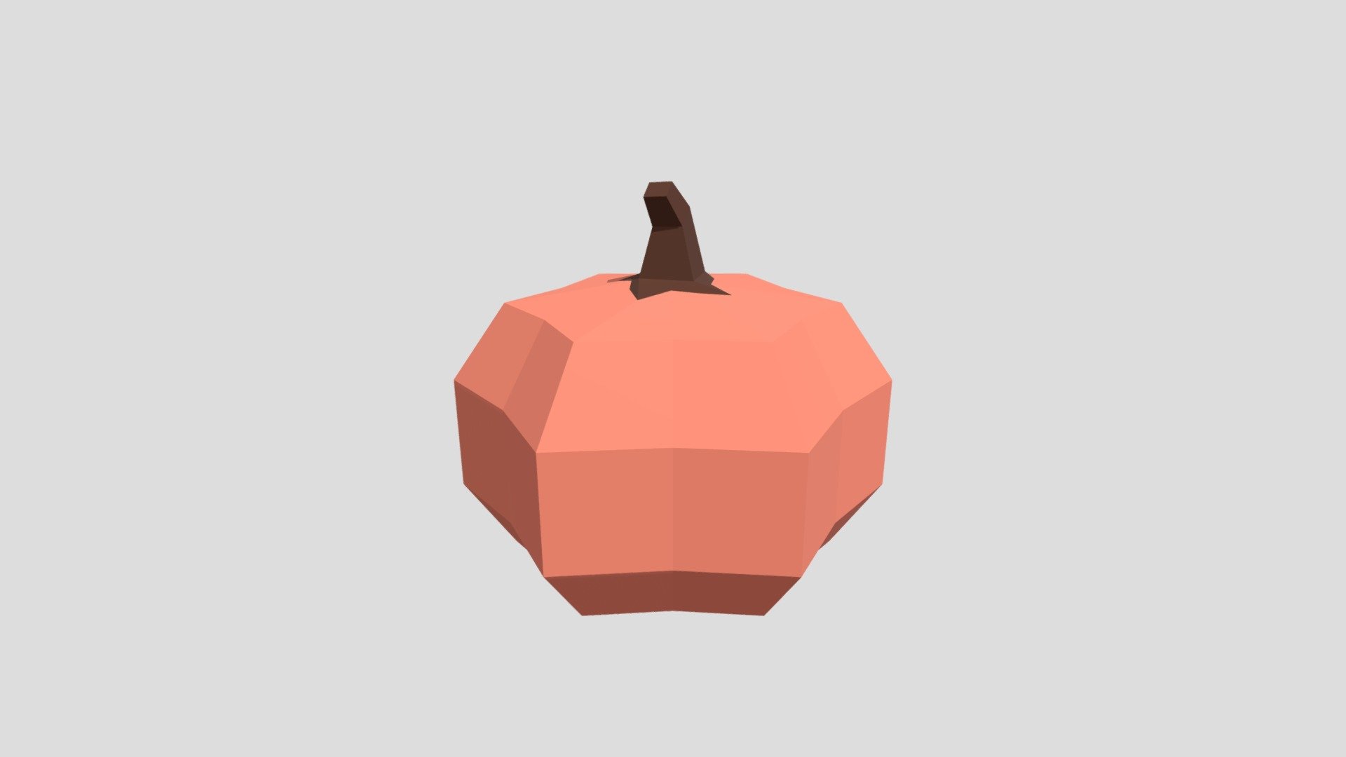Pumpkin - Low Poly - Download Free 3D model by Awesopossum [481bb01 ...