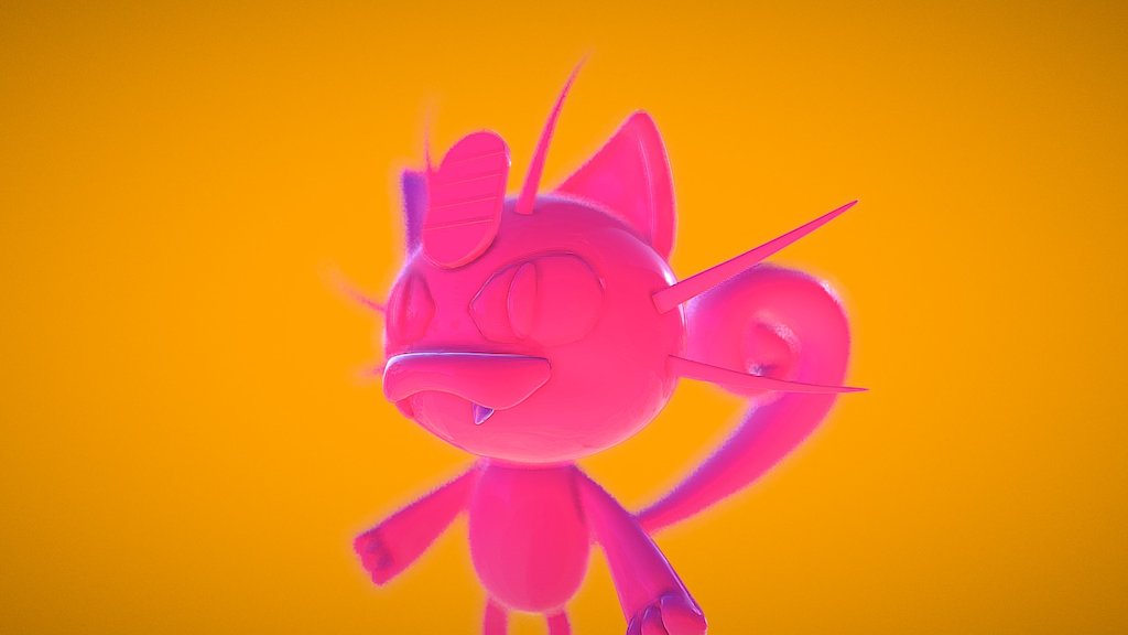Meowth - 3D model by Jerome Dacanay (@jeddacanay) [481bc2f] - Sketchfab