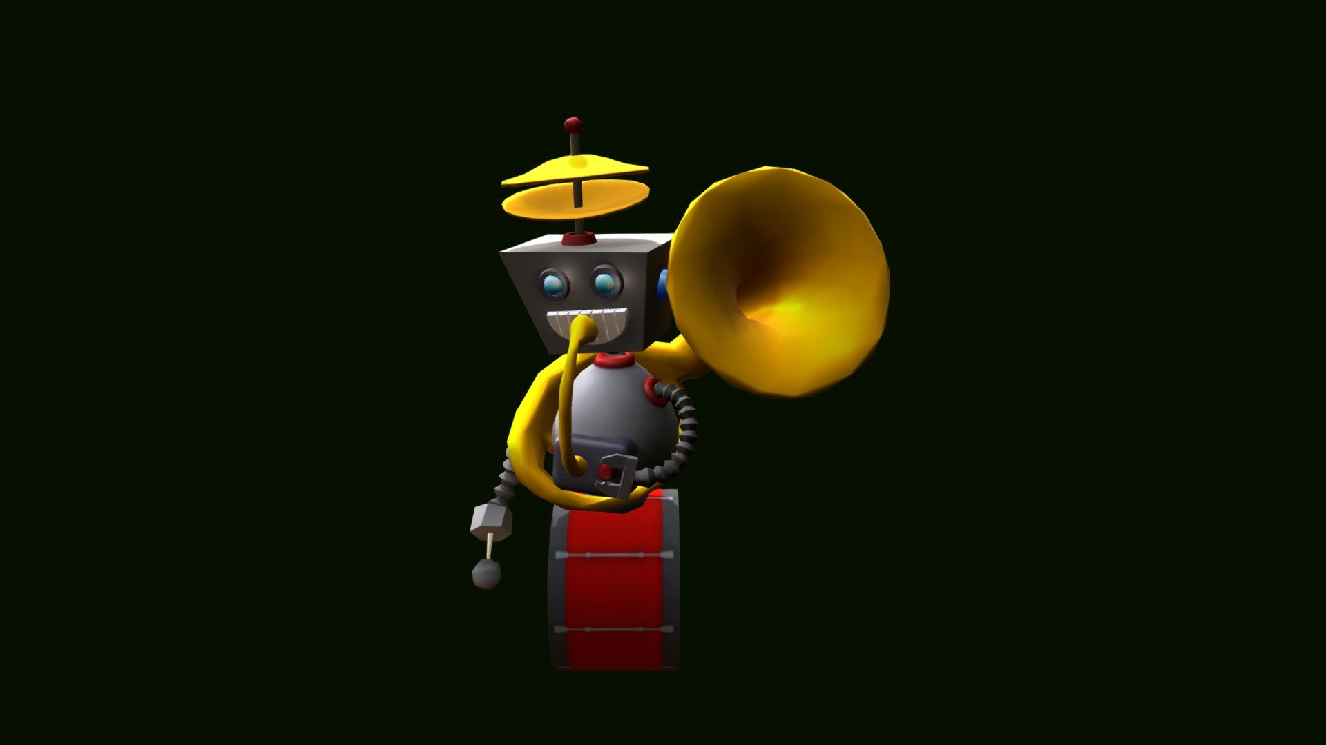 Robot Band - 3D model by vicktor [481c300] - Sketchfab