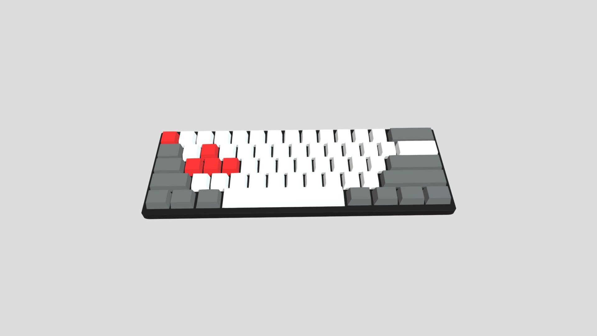 Low Poly Keyboard - Download Free 3D model by Lockymake3d ...