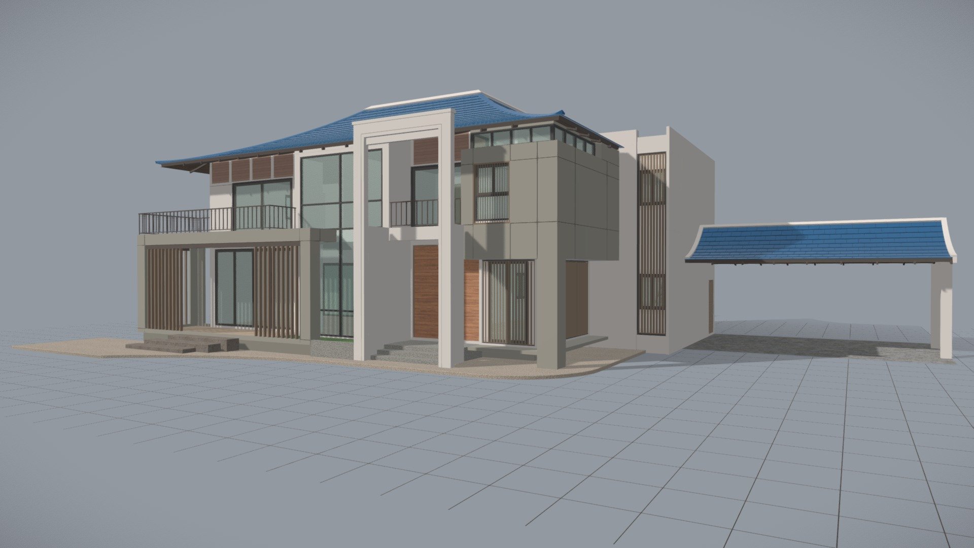 House in Lop Buri - [Update _ 2024.05.27] - 3D model by LRS_AEC ...