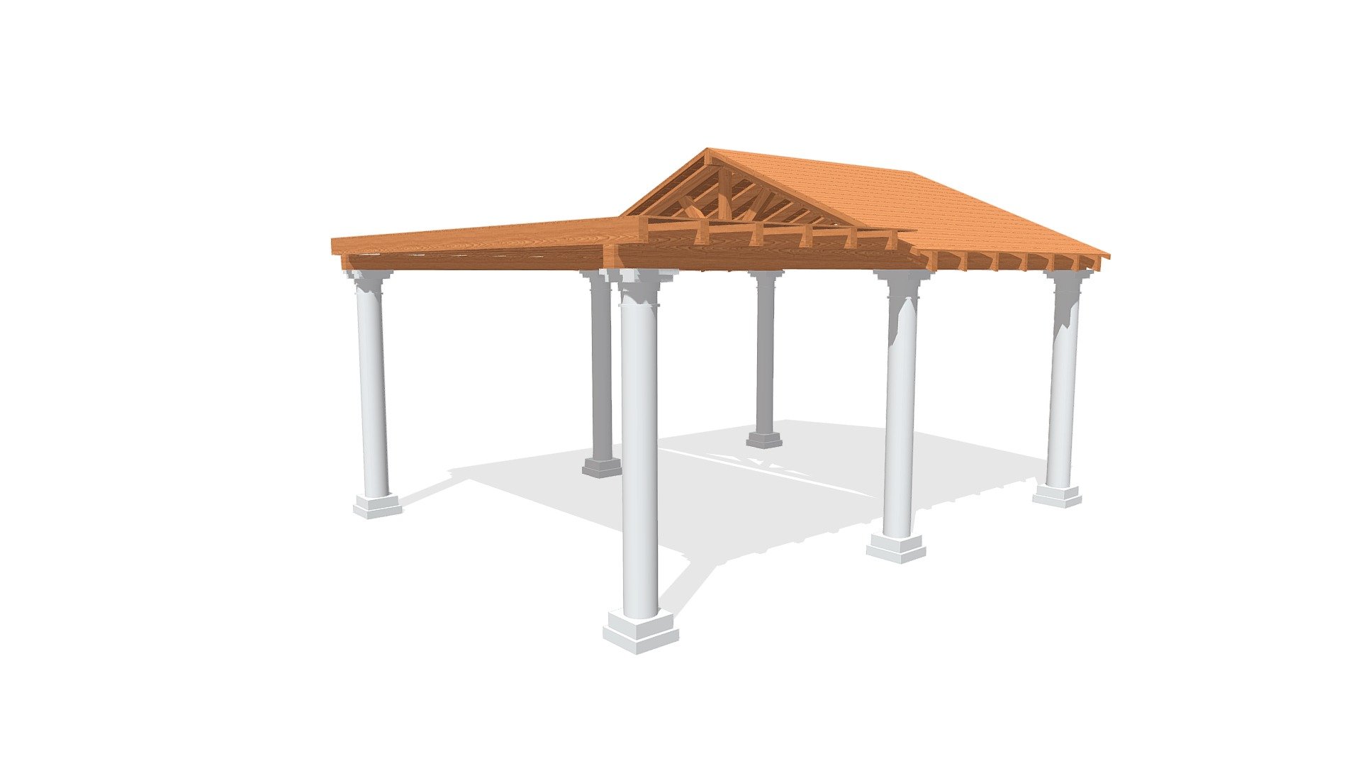 Custom pavilions 20 ft L x 25 ft W - 3D model by FR- Conceptual ...