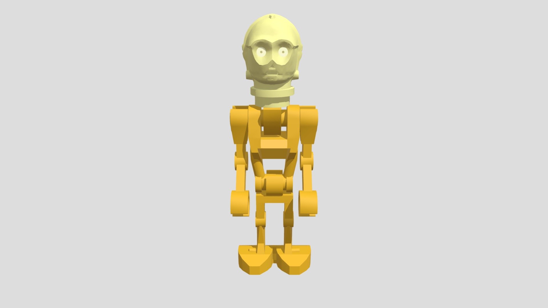 C3P0 battle droid - 3D model by 86758isbackAgainNow [4820d67] - Sketchfab
