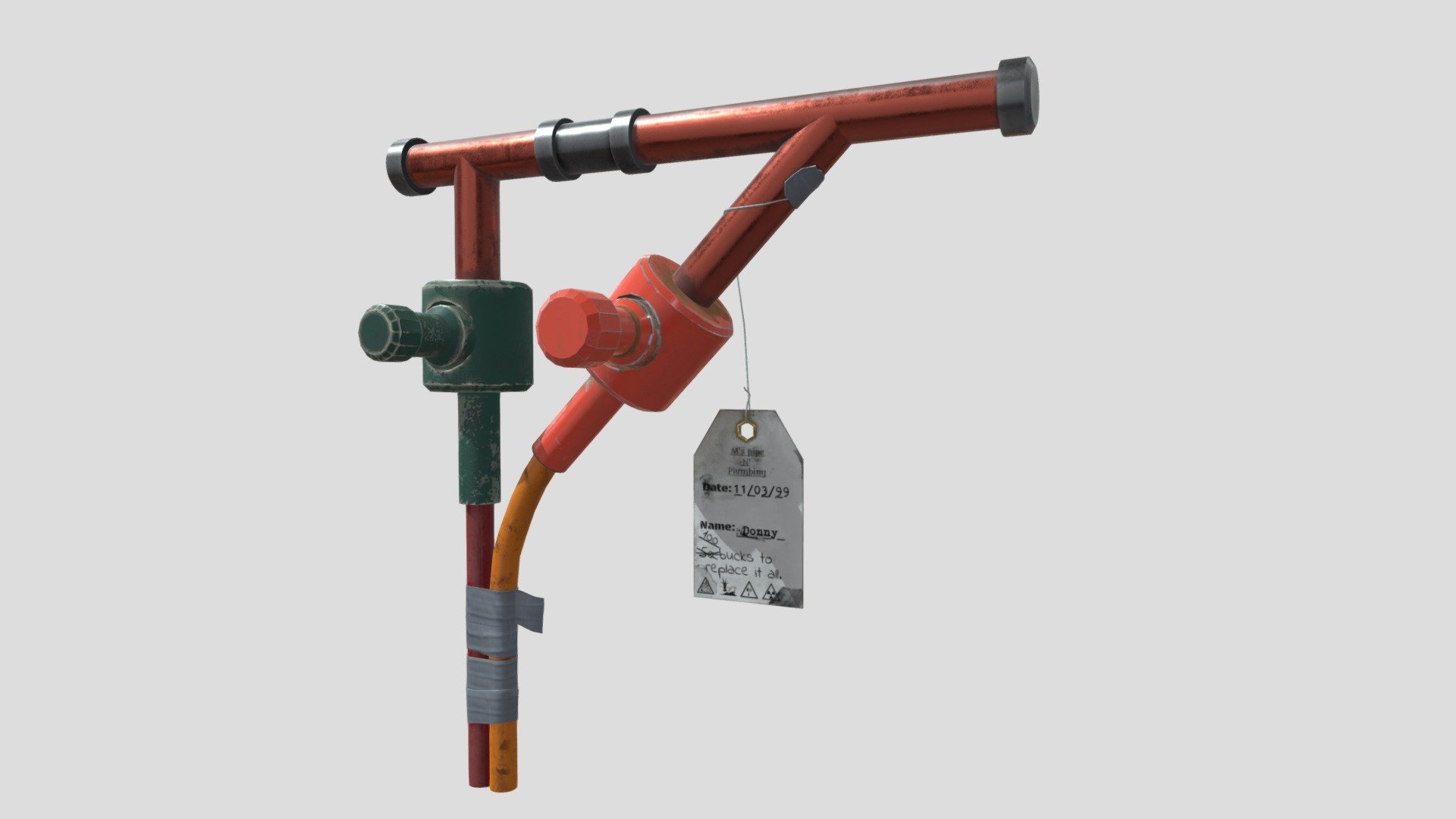 Weird Pipe - 3D model by Swope25 (@swopewr25) [48216f3] - Sketchfab