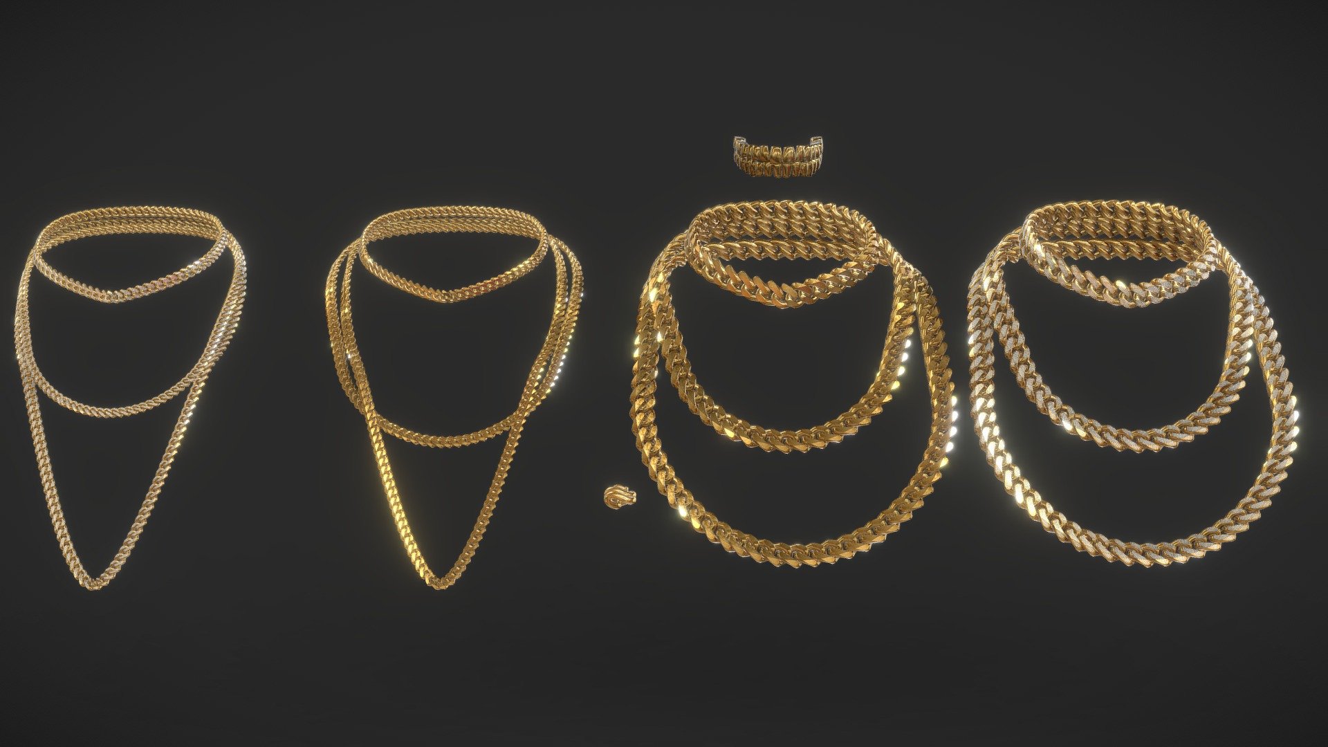 Ultimate Chains / Cuban Link Pack - Buy Royalty Free 3D model by Unreal ...
