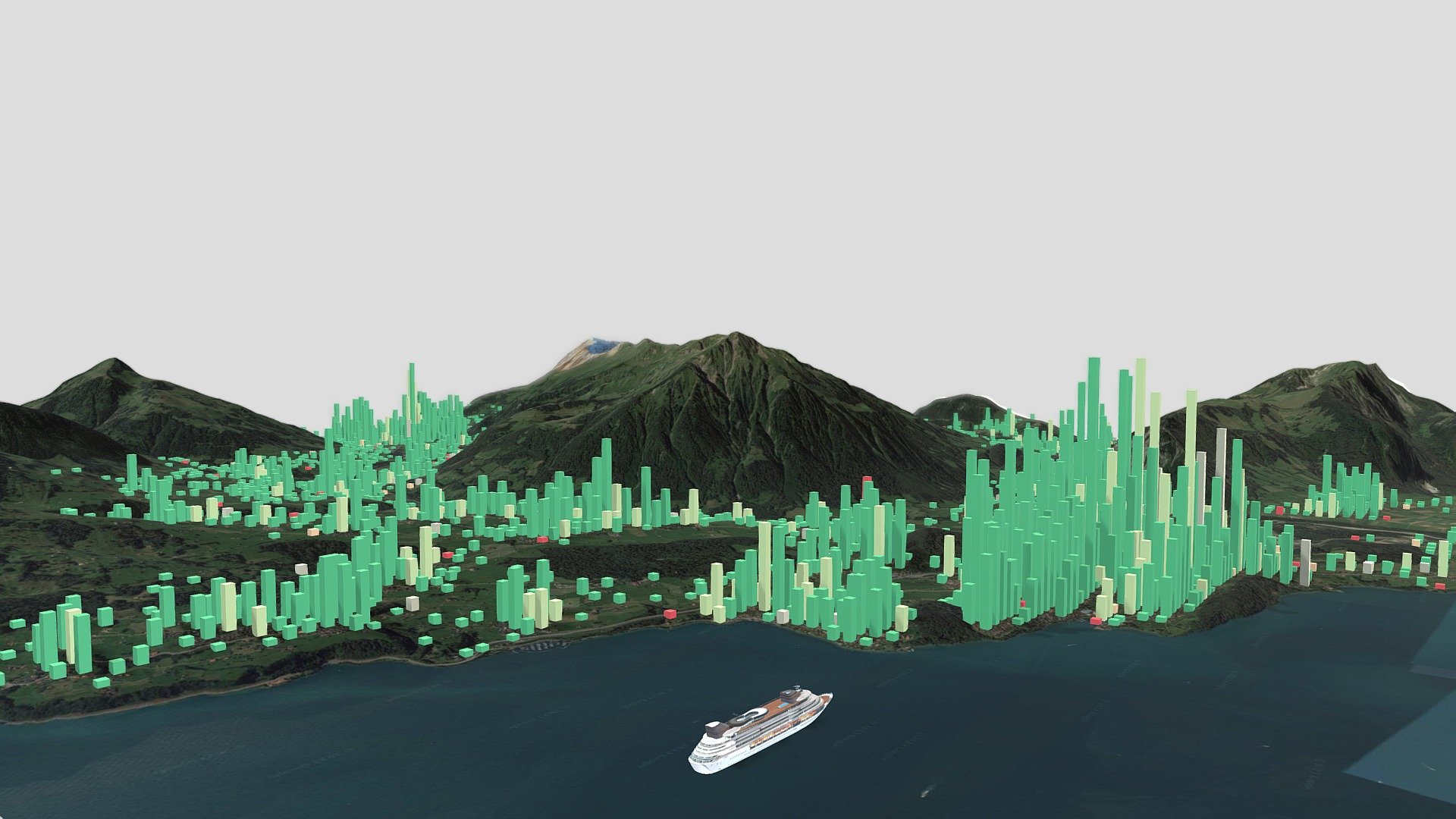 Thunersee / Niesen-Bevölkerungszusammensetzung - 3D model by 360VRmovie ...