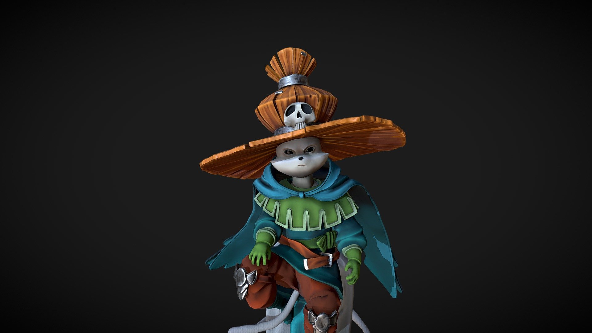 Mage cat - 3D model by Smeerboel [482302e] - Sketchfab