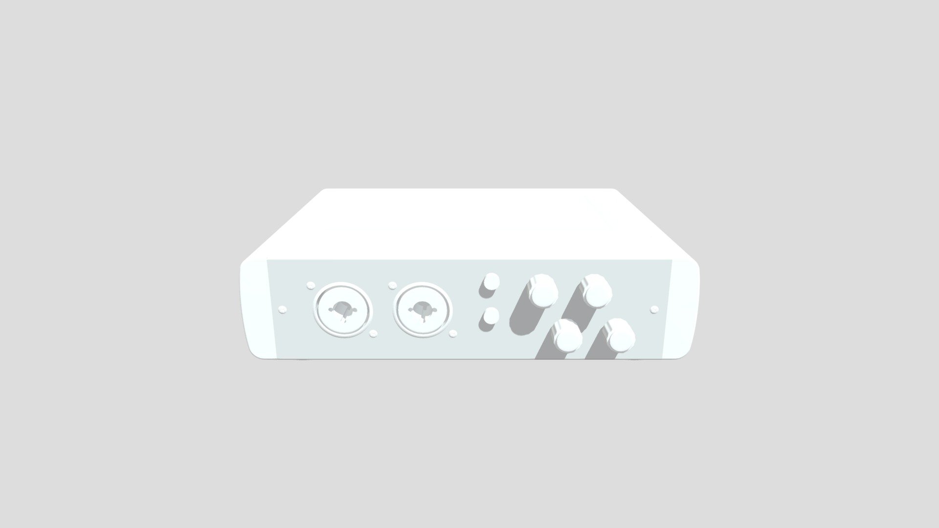 AUDIO INTERFACE - Download Free 3D model by SHRED66 [4824073] - Sketchfab