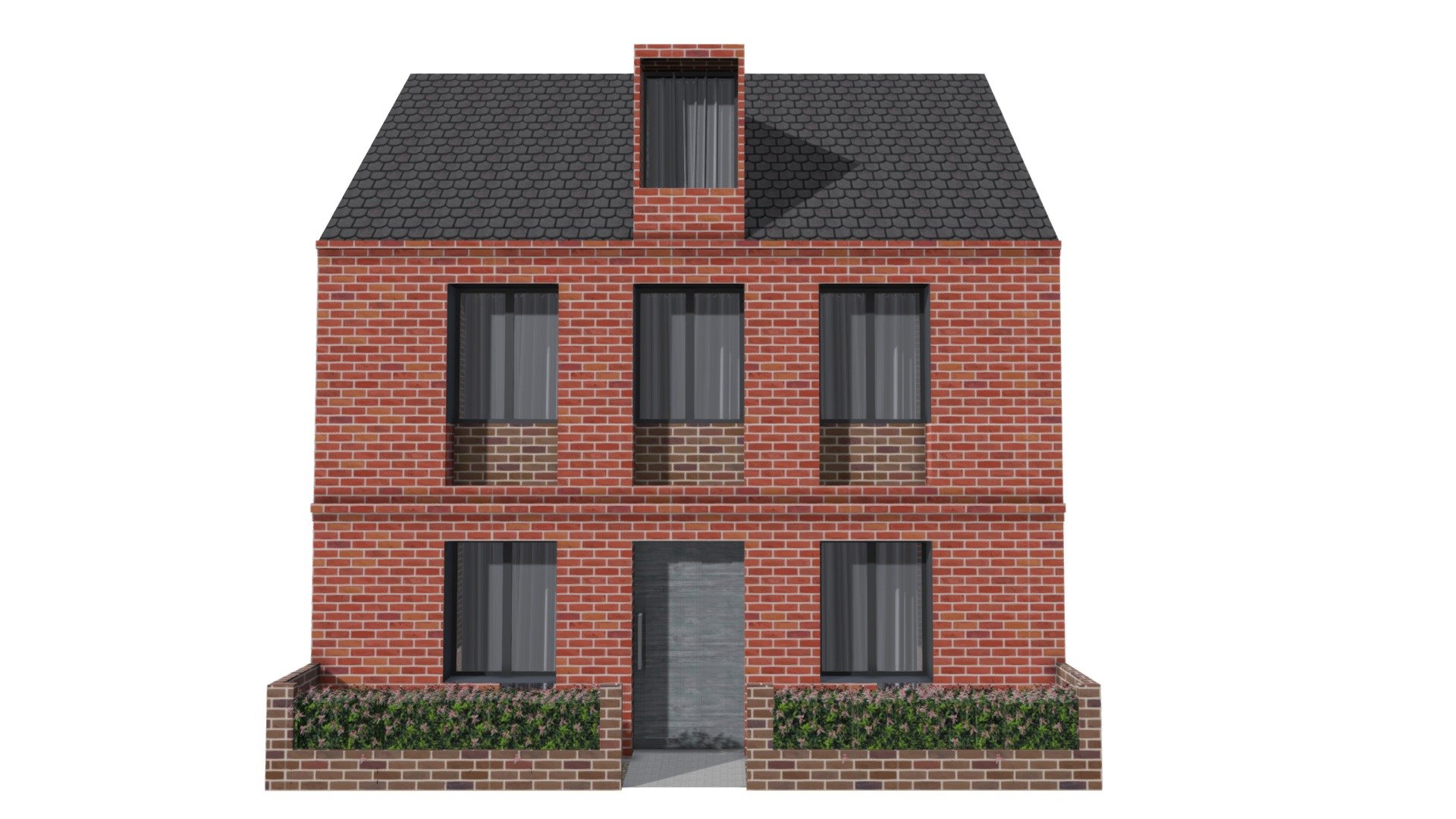 Trafford detached house style2 - 3D model by Capita Place (@capitaplace ...