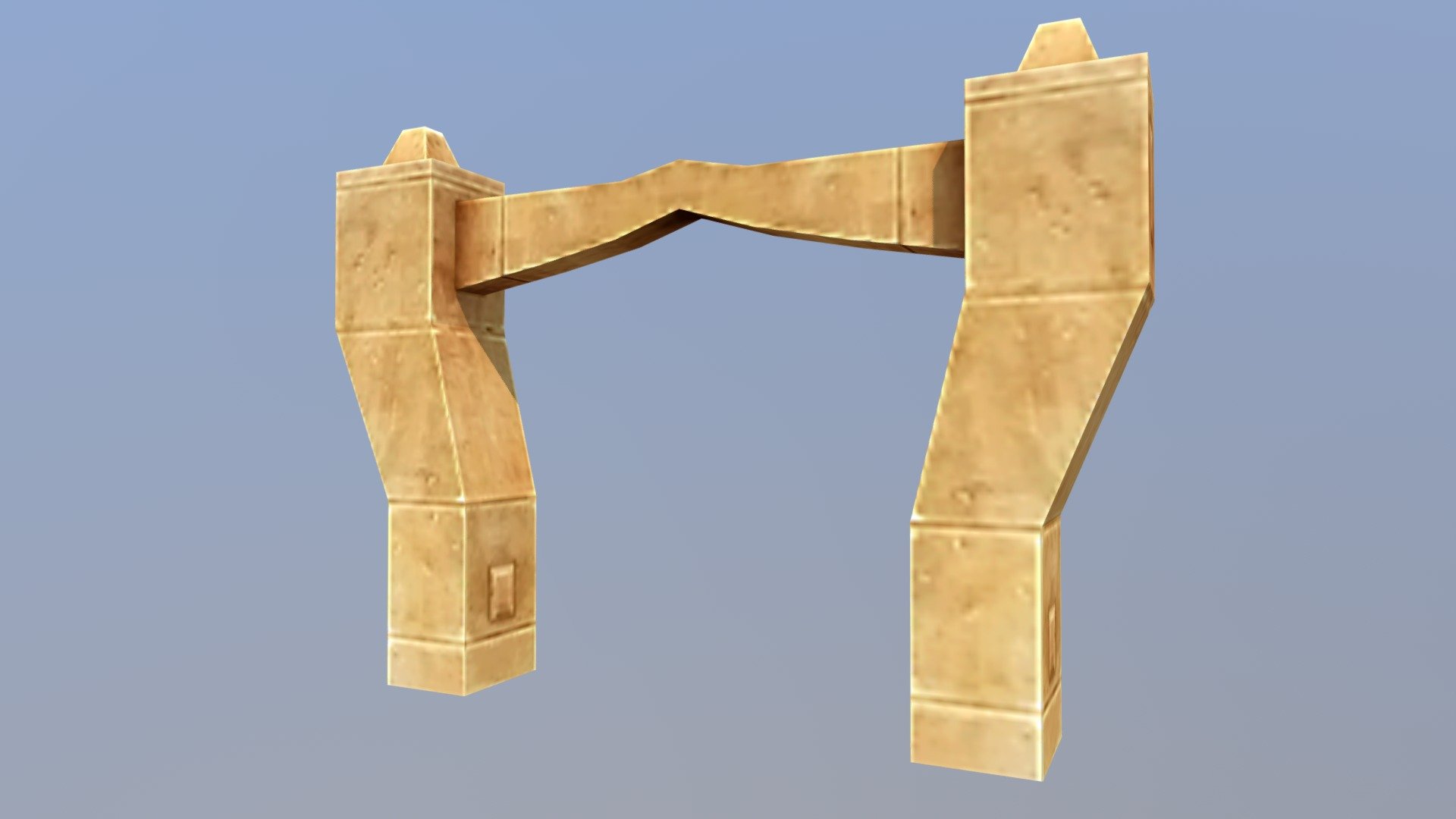 Desert Town - Gate - 3D model by SmileBoom_SGB [4828cfe] - Sketchfab