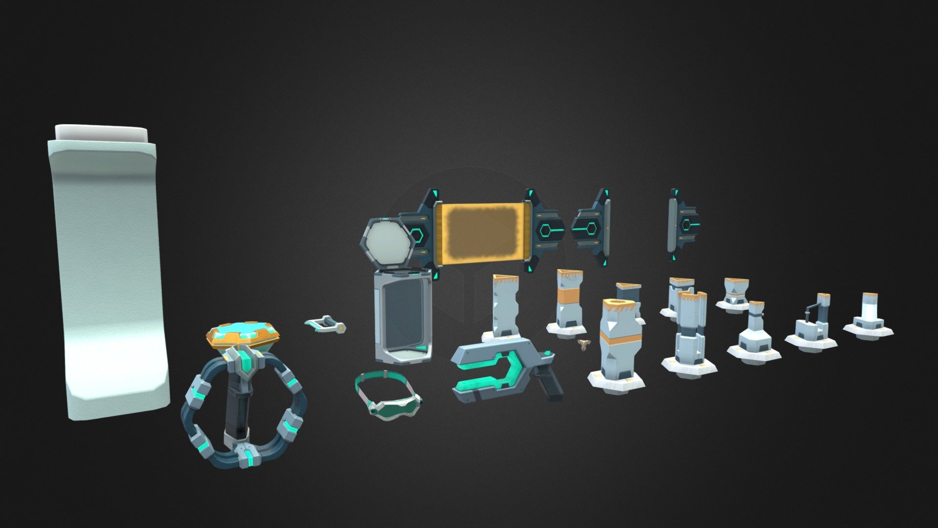 VR ready Sci-fi assets - 3D model by Grish_Avetisyan [482a1cd] - Sketchfab