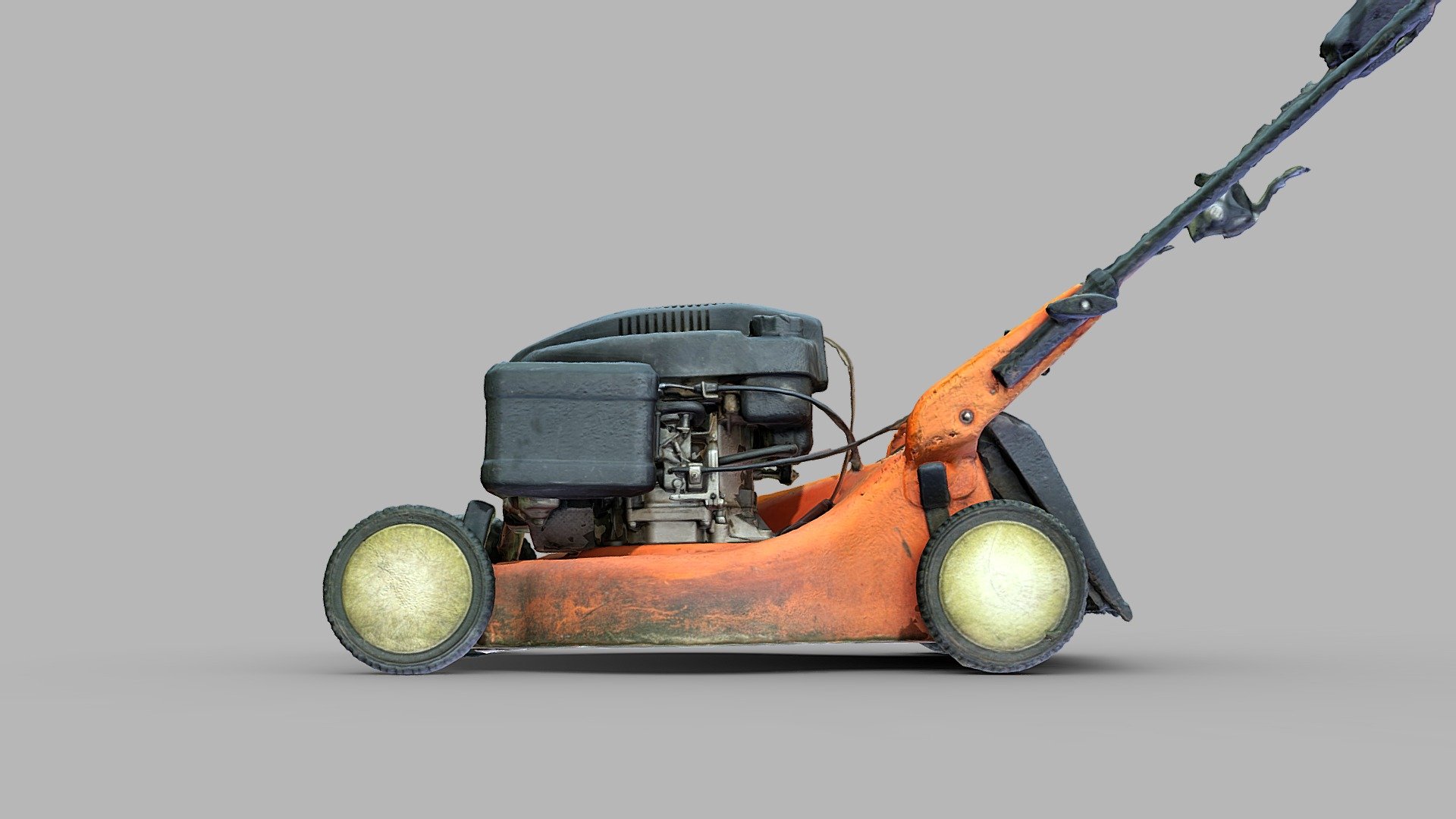 Self-propelled Lawn Mower - Buy Royalty Free 3D model by Foto Retina ...