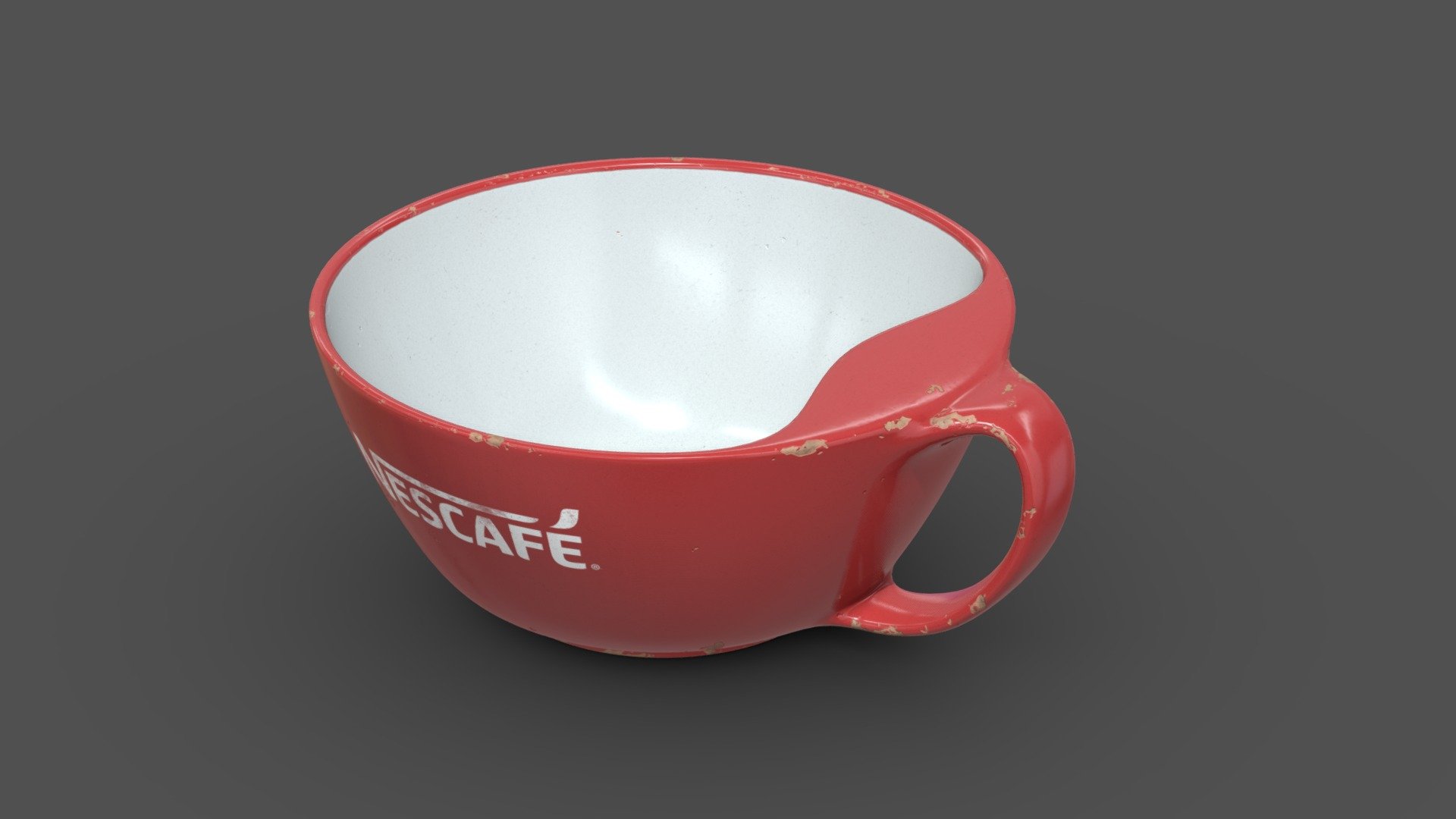 Nescafe cup - 3D model by vfxvision.3dmodels [482a3a9] - Sketchfab