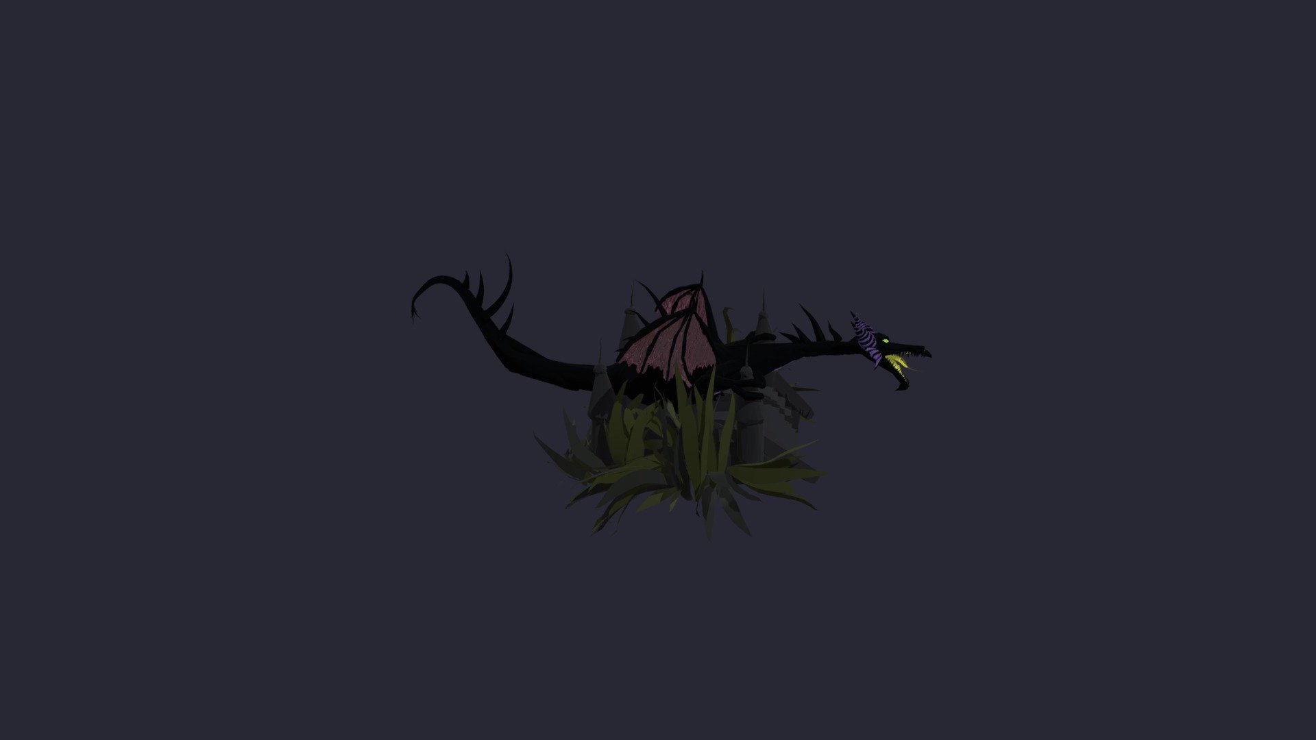 Dragon Maleficent - Download Free 3D model by NotTolka [482c252 ...