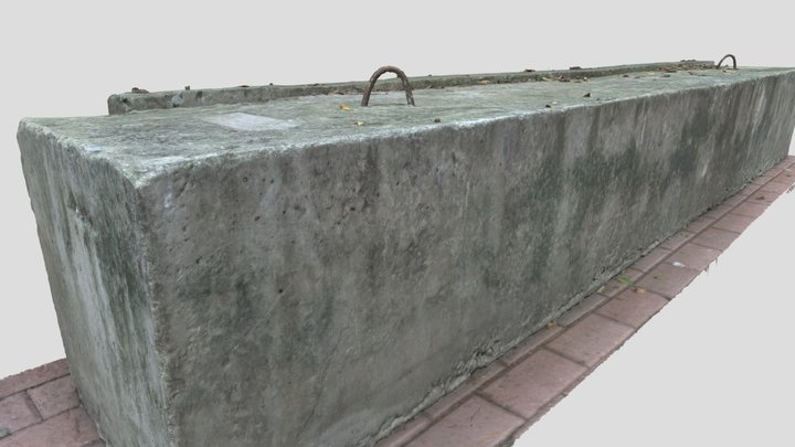 Concrete-block 3D models - Sketchfab
