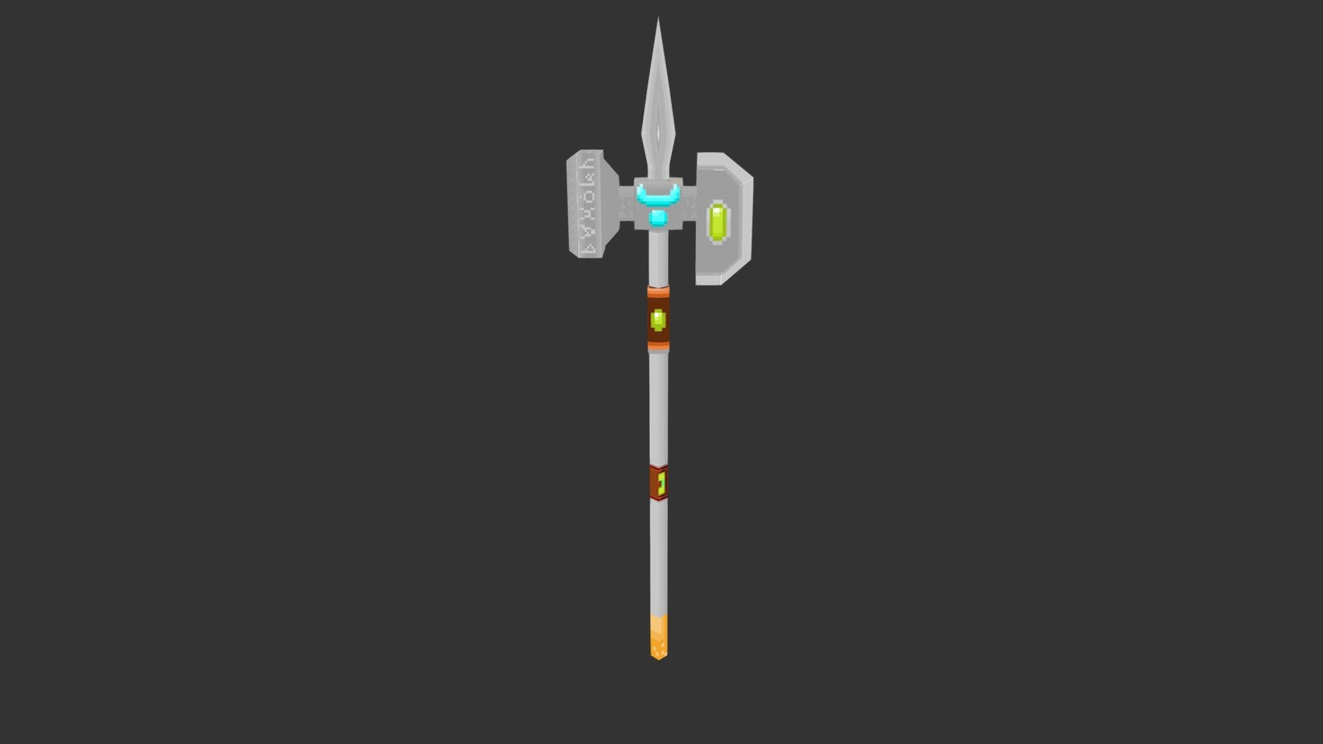 Halberd - 3D model by crushy [483053e] - Sketchfab